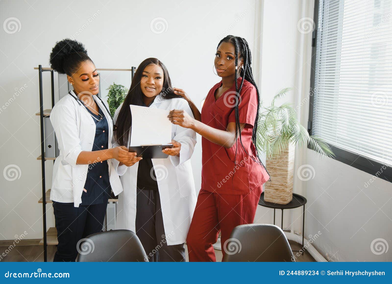 Group of African Medical Doctors Portrait. Stock Photo - Image of ...
