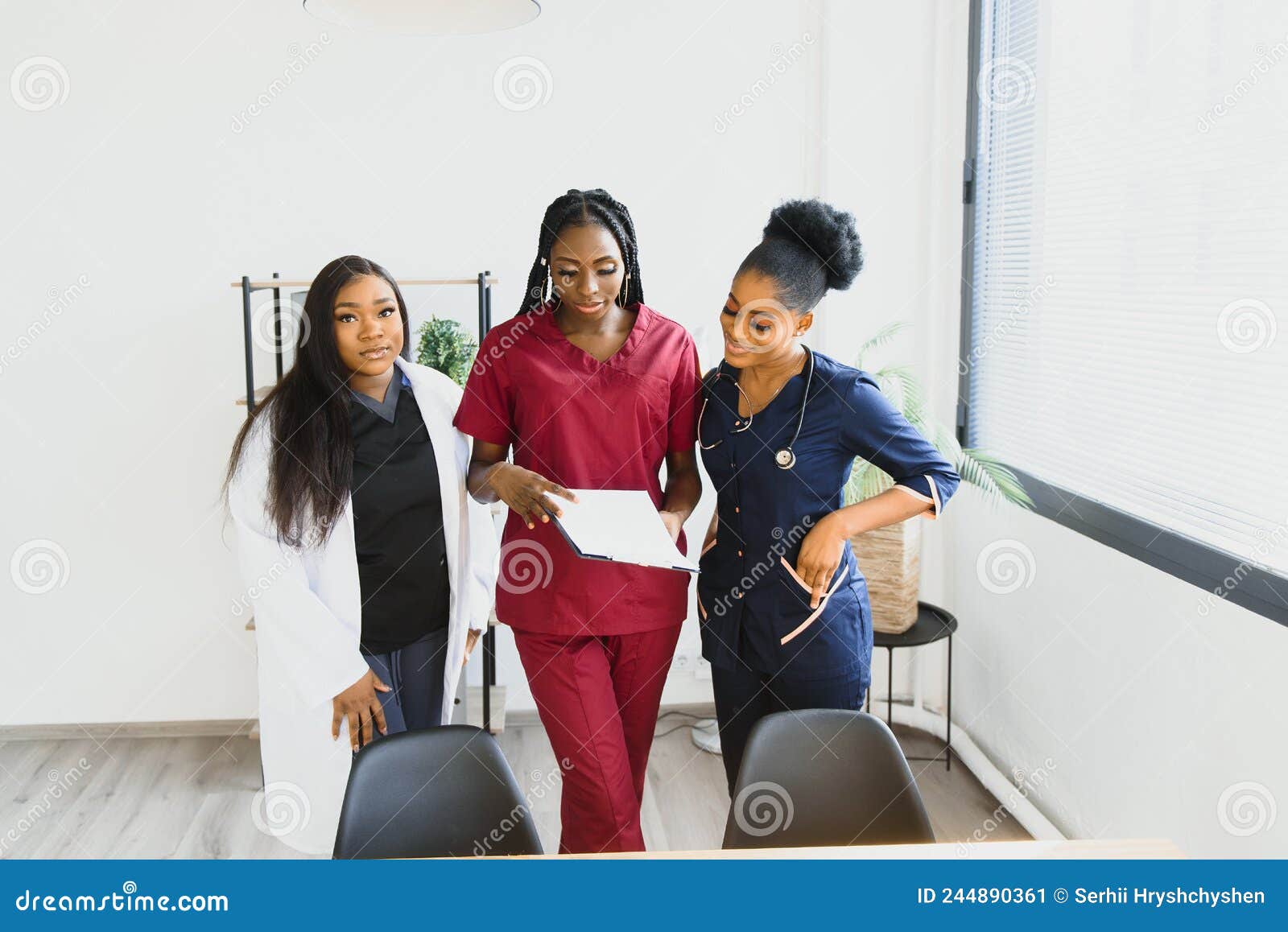Group of African Medical Doctors Portrait. Stock Image - Image of male ...