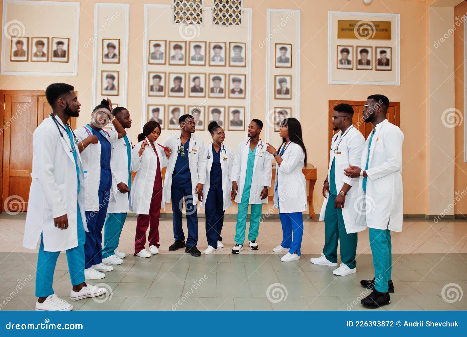 Group of African Medical Students. Stock Photo - Image of medicine ...