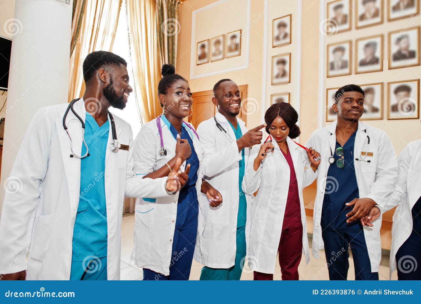 Group of African Medical Students. Stock Photo - Image of afroamerican ...