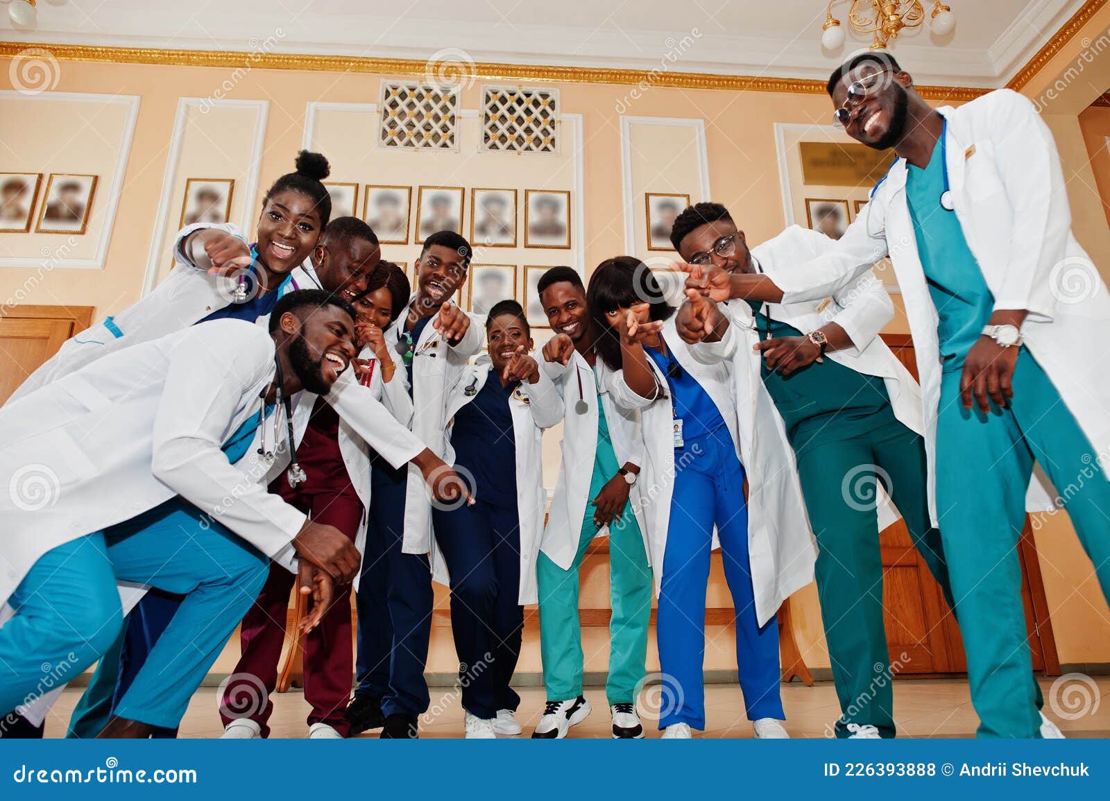 Group of African Medical Students. Stock Photo - Image of person ...