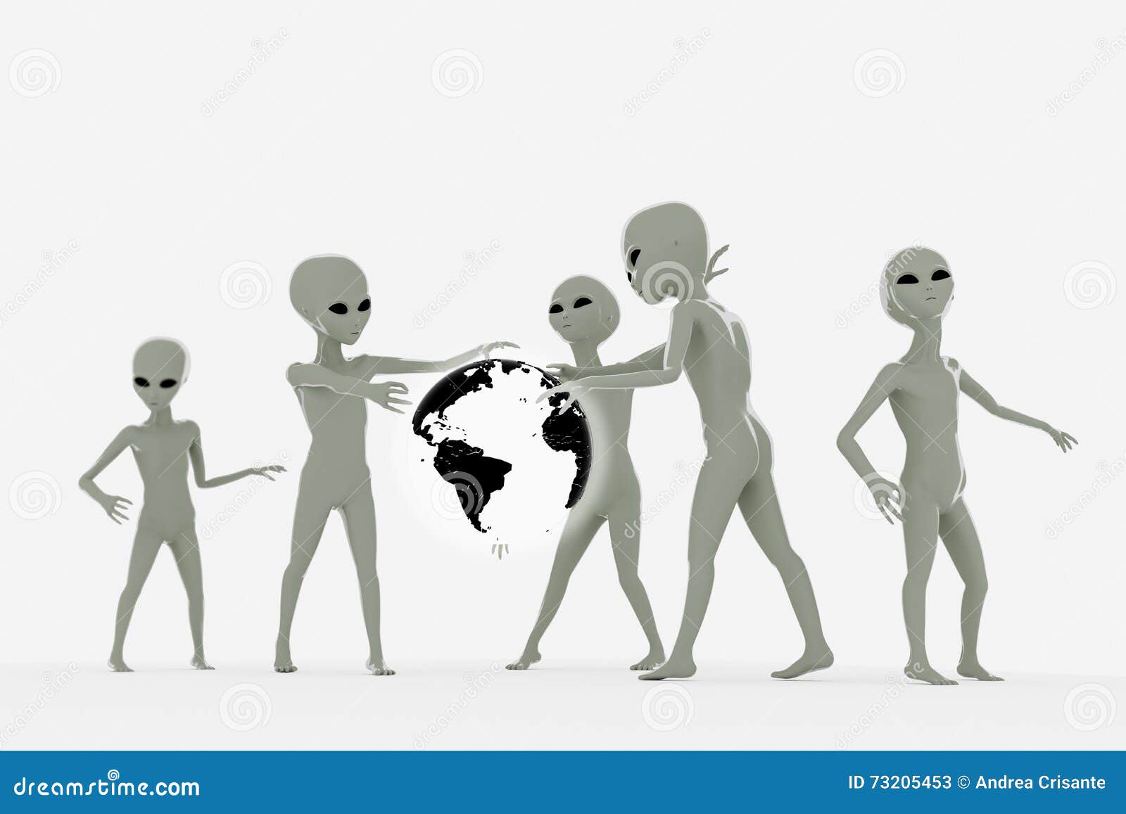 Alien Family Stock Illustration Illustration Of Alien