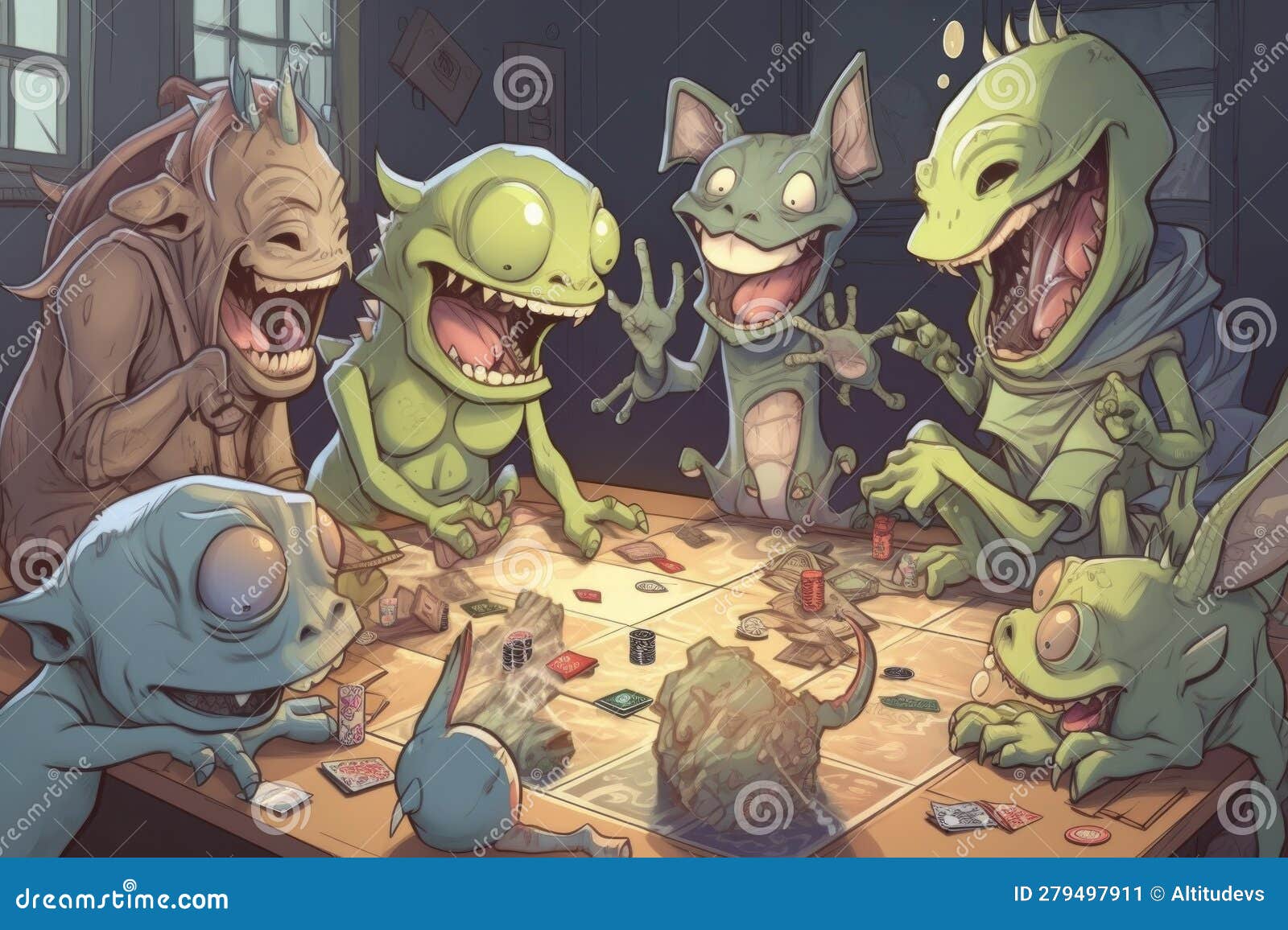 Aliens Playing Futuristic Musical Instruments And Producing ...