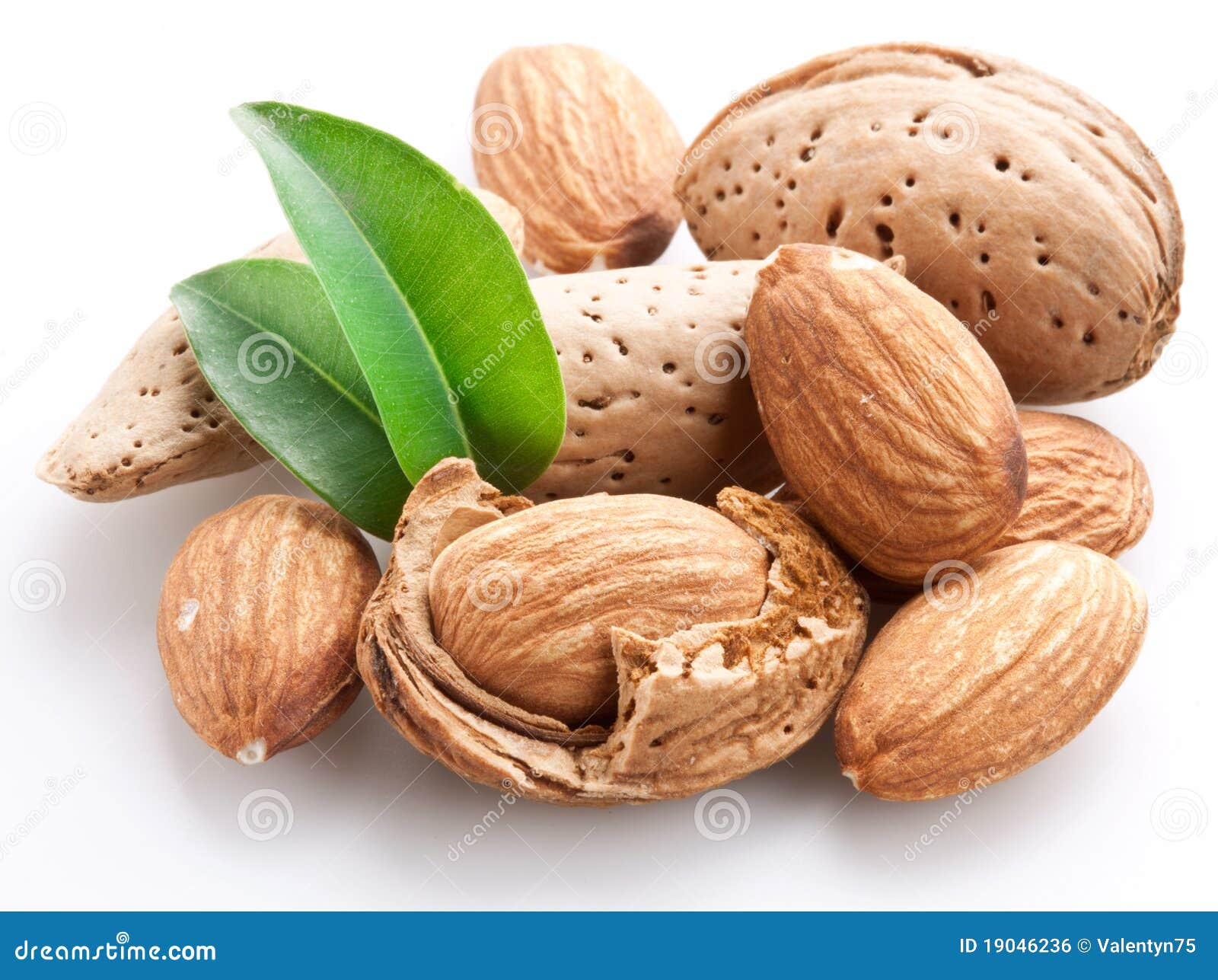 Almond Nuts, Isolated On White Background Royalty-Free Stock Photo ...