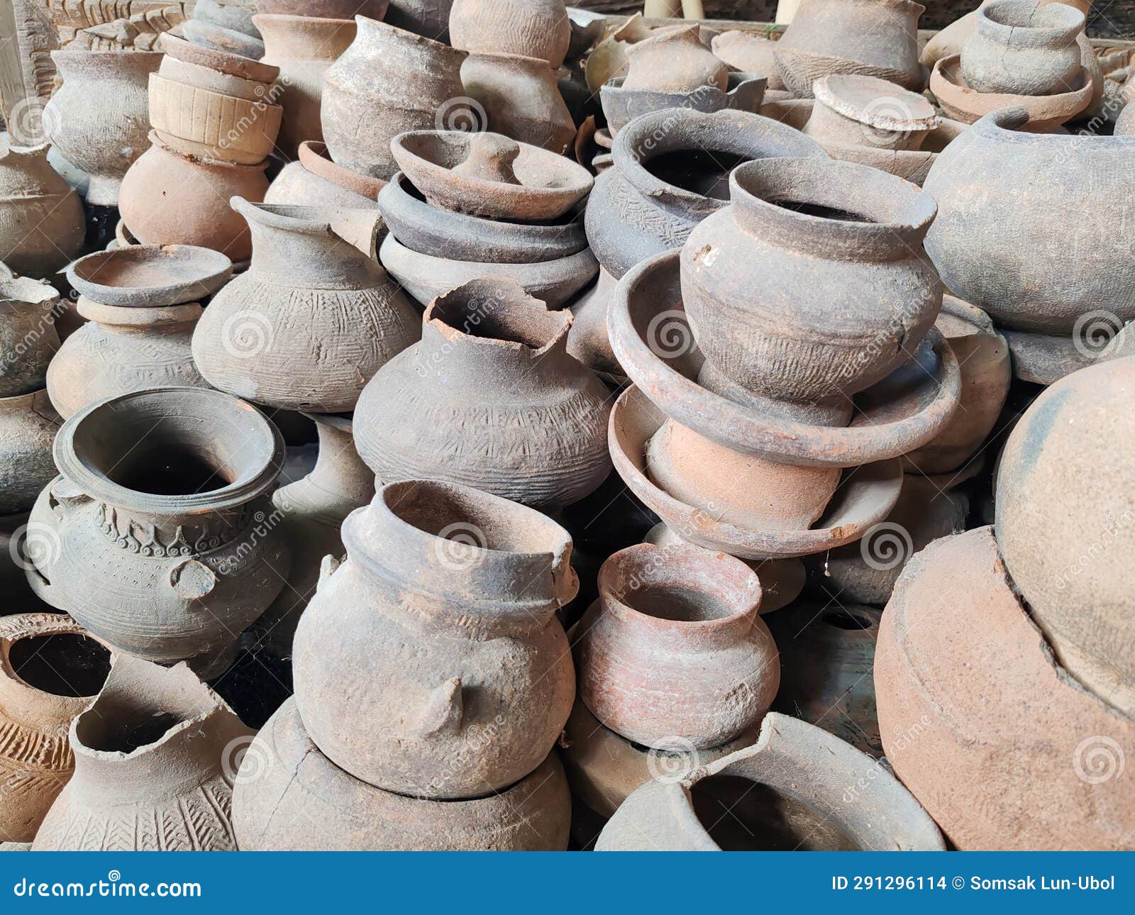 Group of Ancient Pots for Learning. Stock Photo - Image of soil, rock ... Group of Ancient Pots for Learning. Stock Photo - Image of soil, rock ...