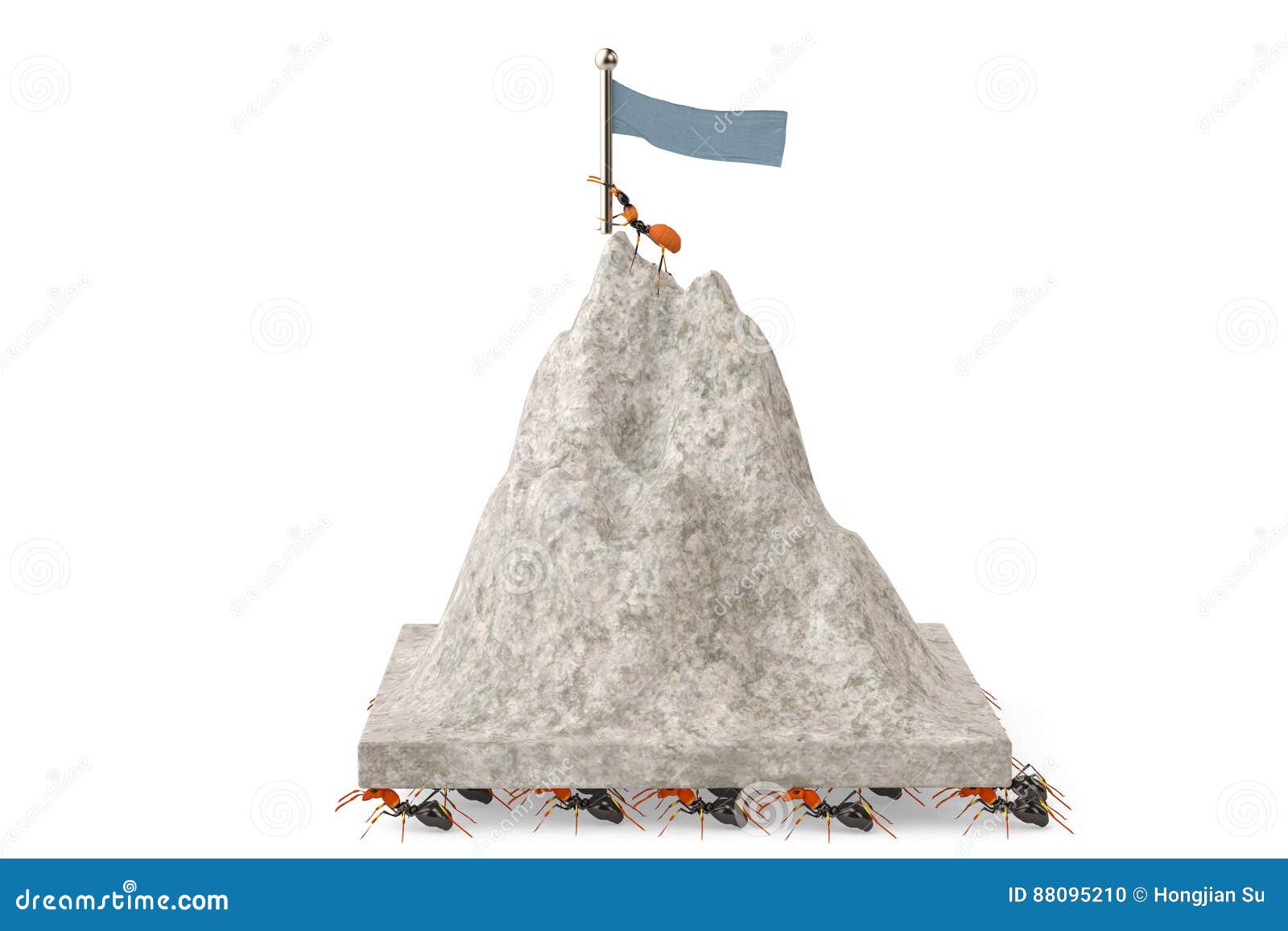 Ants Climbing A Surface Vector Silhouette Clip Art Black And White ...