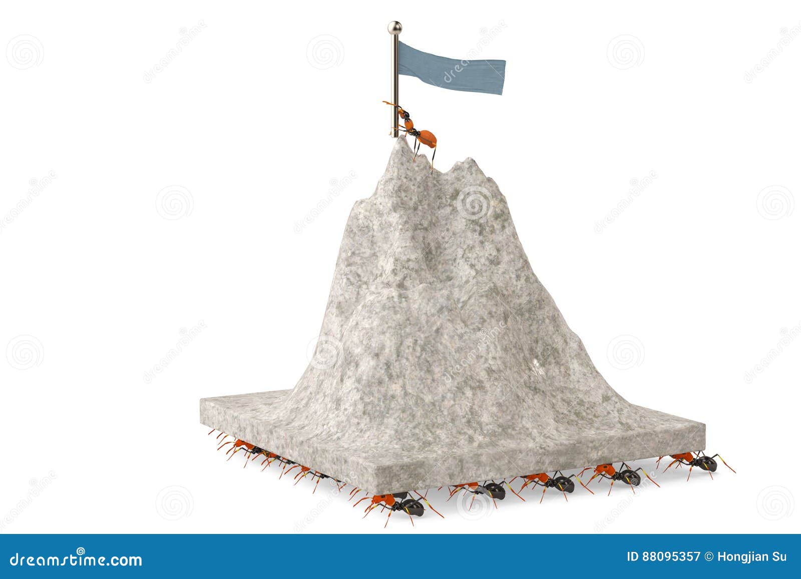 Ants Climbing A Surface Vector Silhouette Clip Art Black And White ...