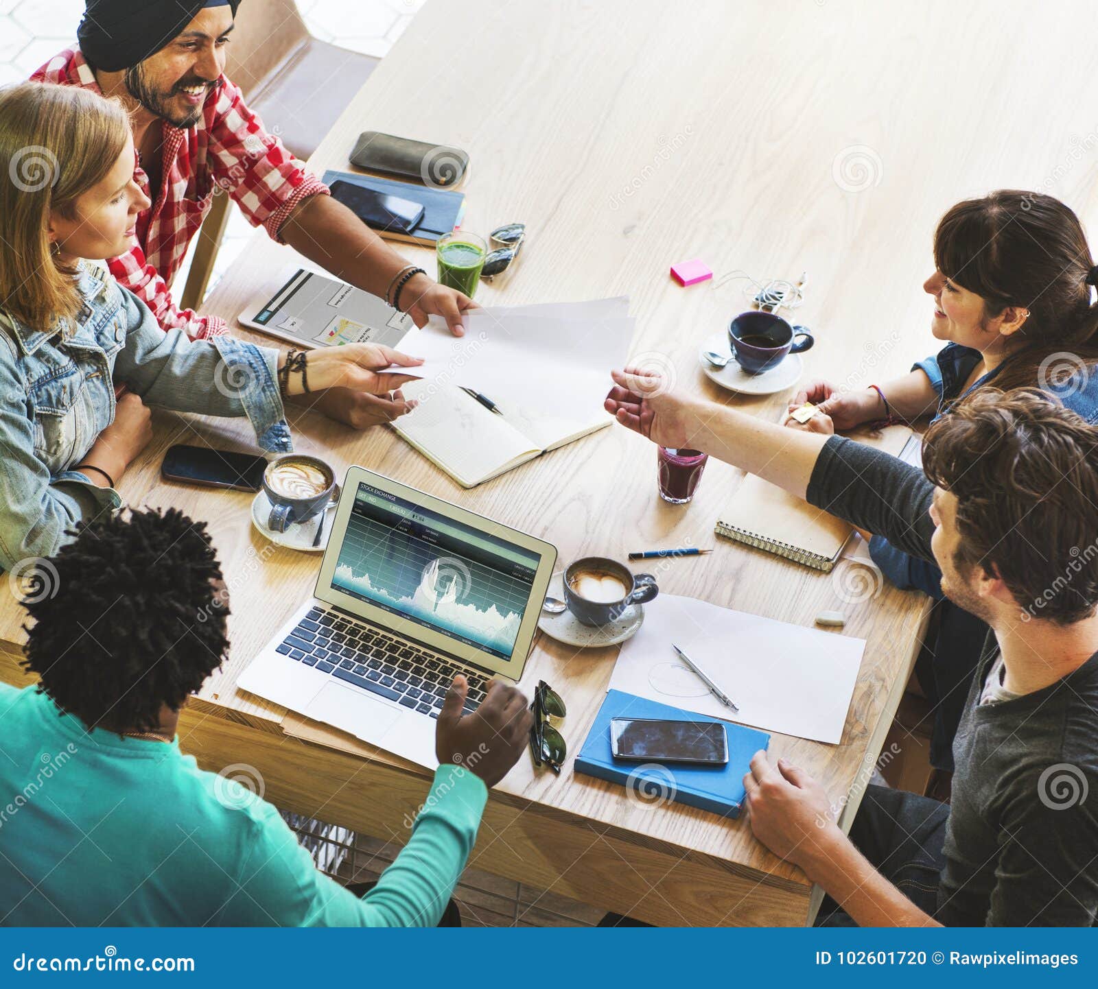 Group of Architectures is Working on Their Project Stock Photo - Image ...