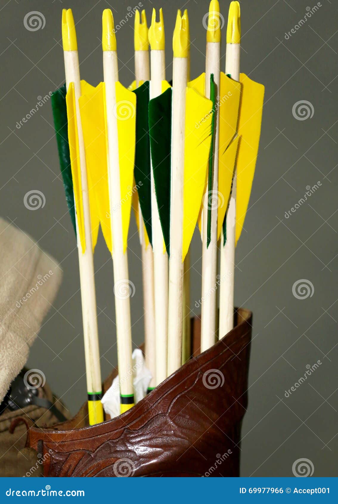 Group of Arrows of a Medieval Bow in the Quiver Stock Photo - Image of ...