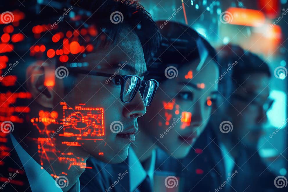 Asian Professionals Managing Cybersecurity Systems in a High-tech ...