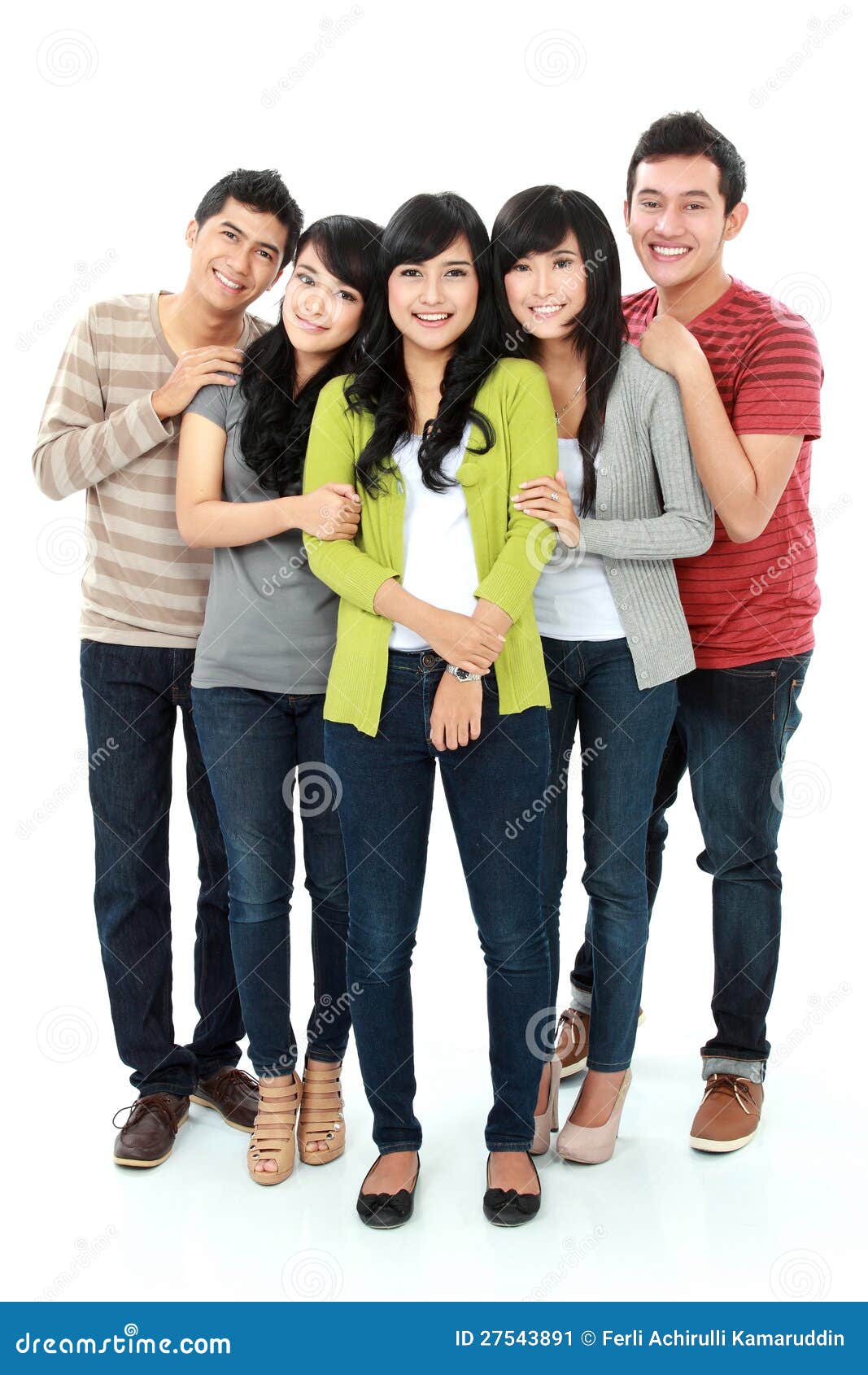 Group of asian friend stock image. Image of attractive - 27543891