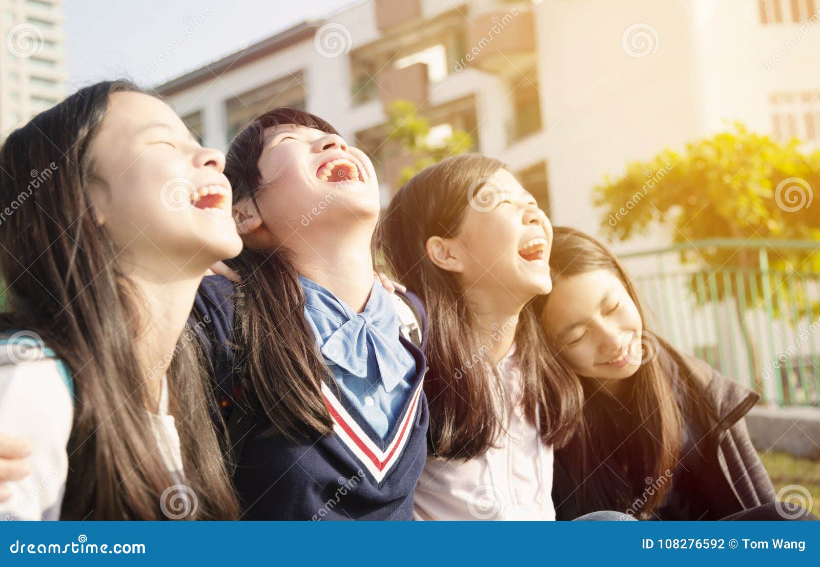 Group of Asian Teenage StudentsÂ Stock Photo - Image of female, asian ...