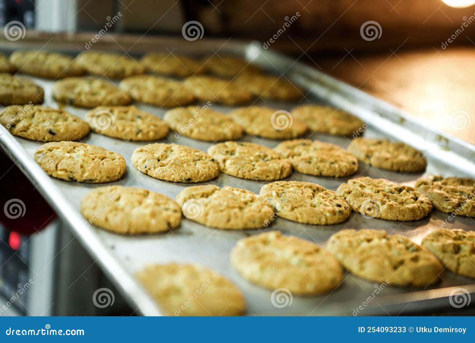 Group Of Assorted Cookies Chocolate Chip Oatmeal Raisin White