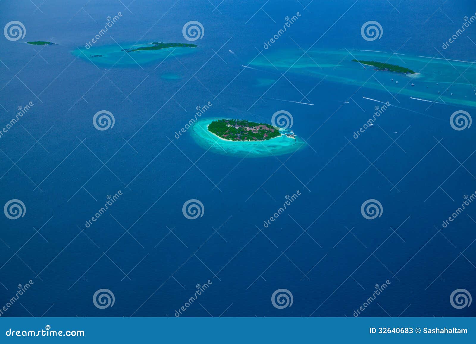 Group of Atolls in Maldives Stock Image - Image of idyllic, journey ...