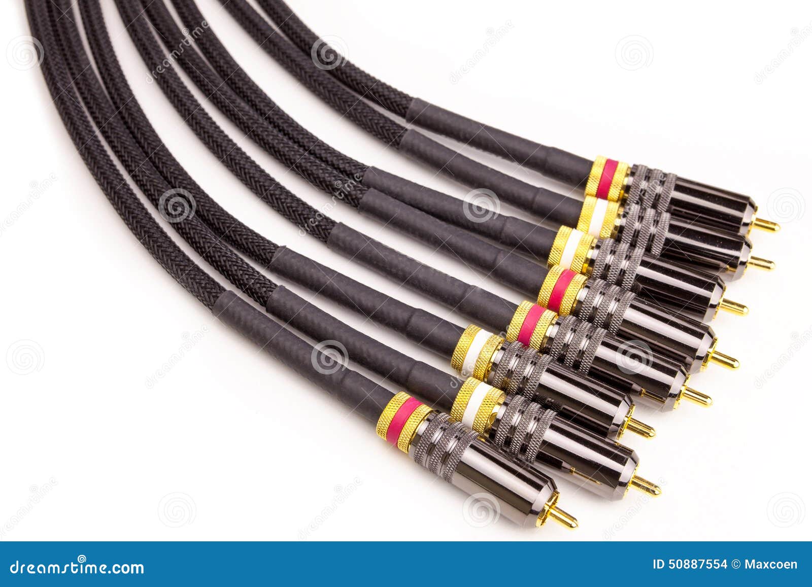 Group audio video cables stock photo. Image of cable - 50887554