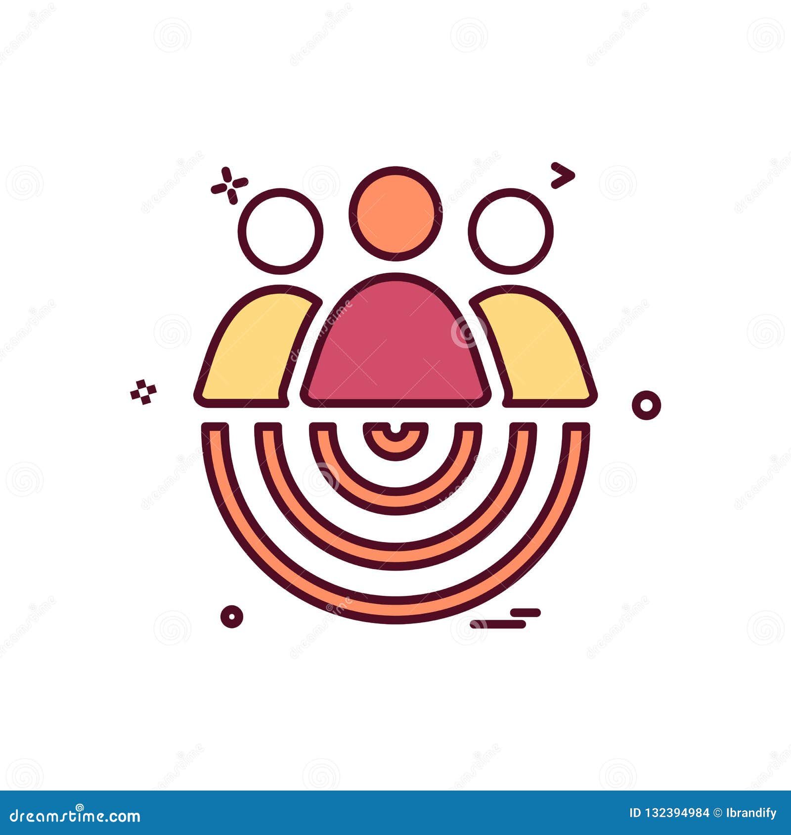 Group Avatar Icon Design Vector Stock Vector - Illustration of concept ...