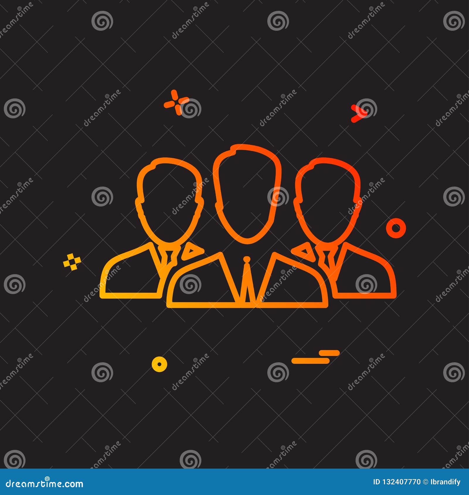 Group Avatar Icon Design Vector Stock Vector - Illustration of ...