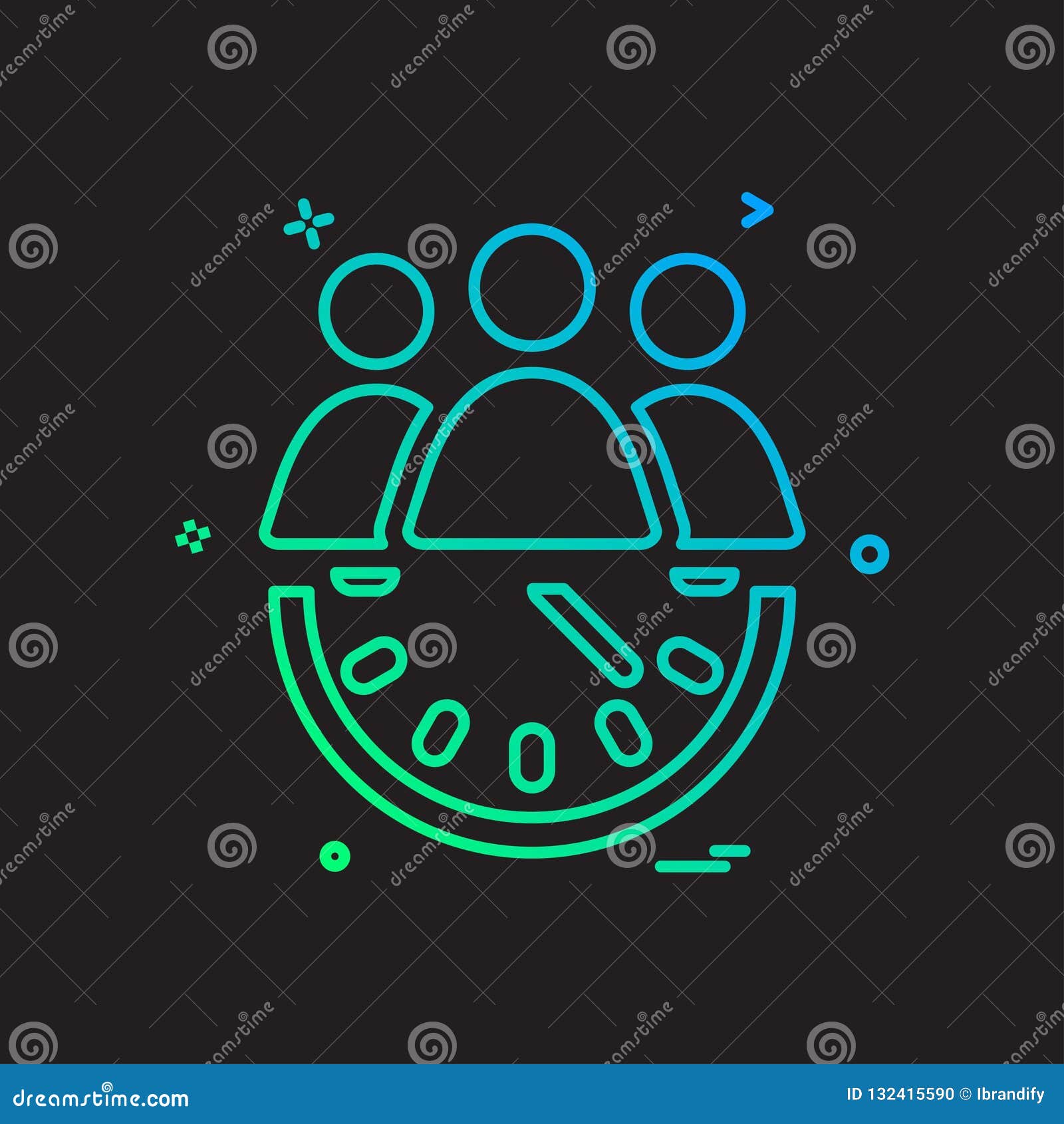 Group Avatar Icon Design Vector Stock Vector - Illustration of flat ...