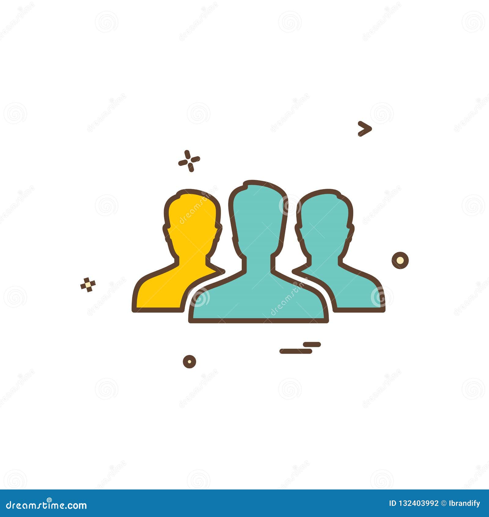 Group Avatar Icon Design Vector Stock Vector - Illustration of element ...