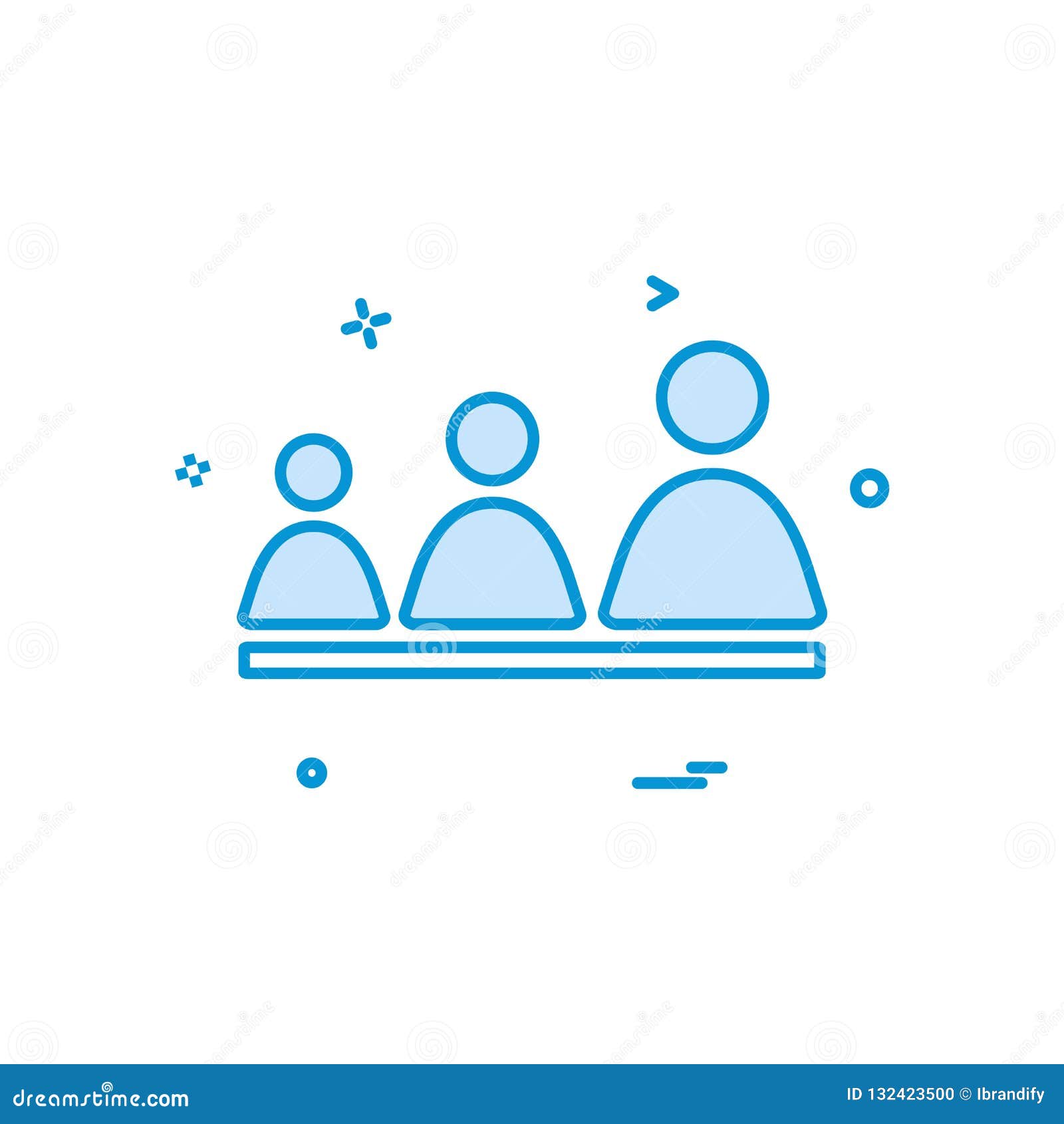 Group Avatar Icon Design Vector Stock Vector - Illustration of icons ...
