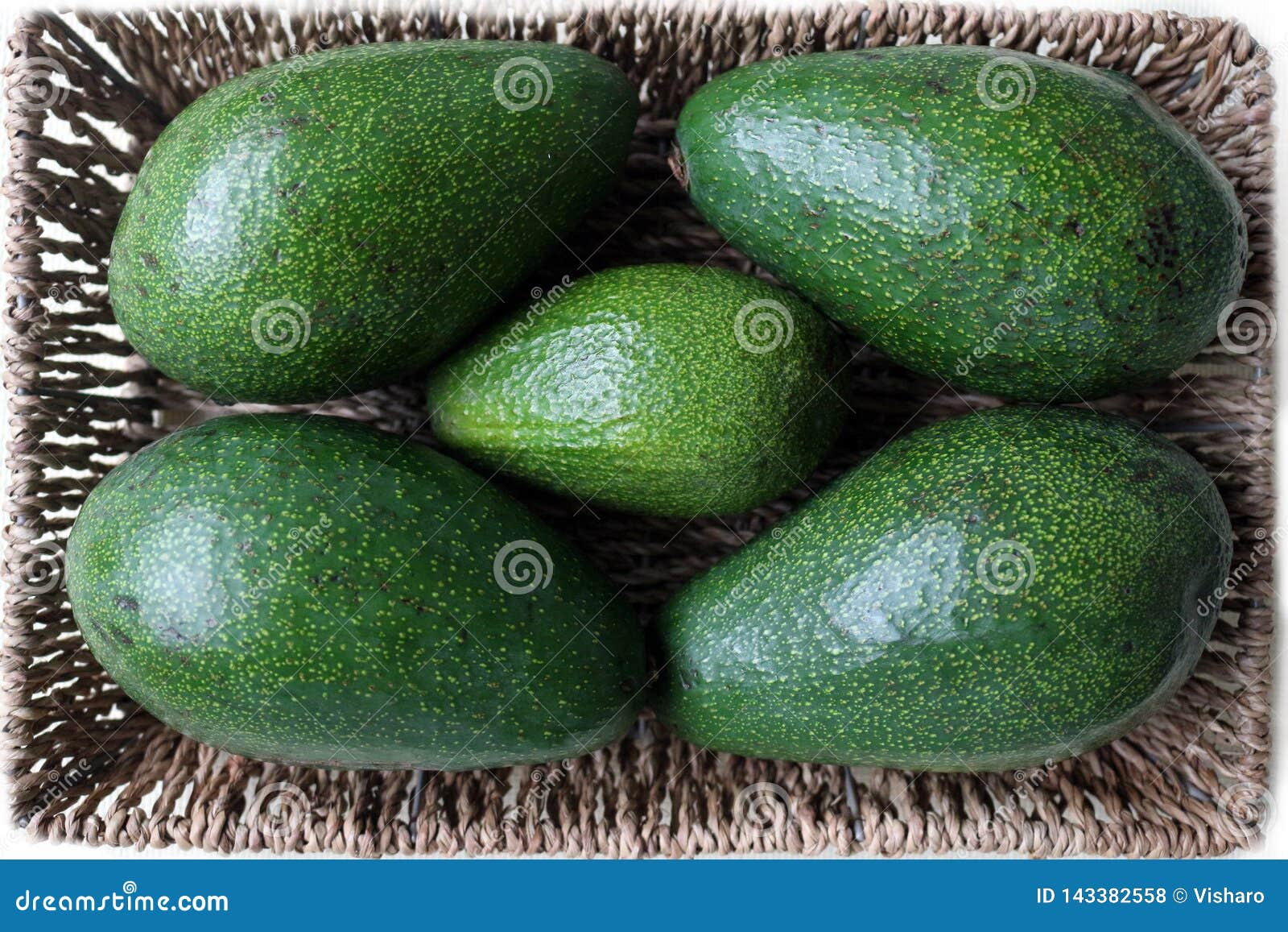 Group of Avocados stock photo. Image of isolated, fresh - 143382558