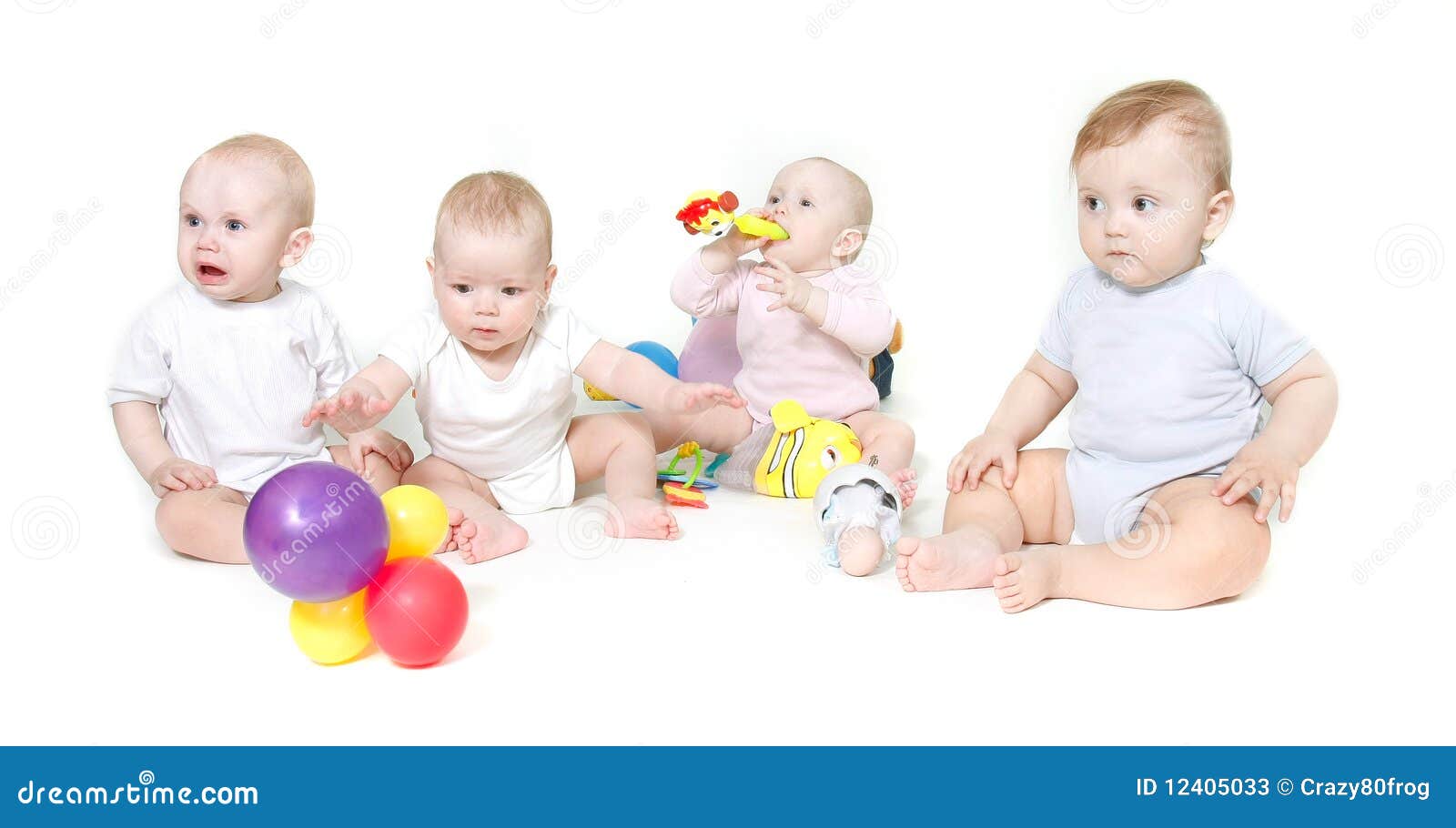 Group of babies stock image. Image of cute, cheerful - 12405033