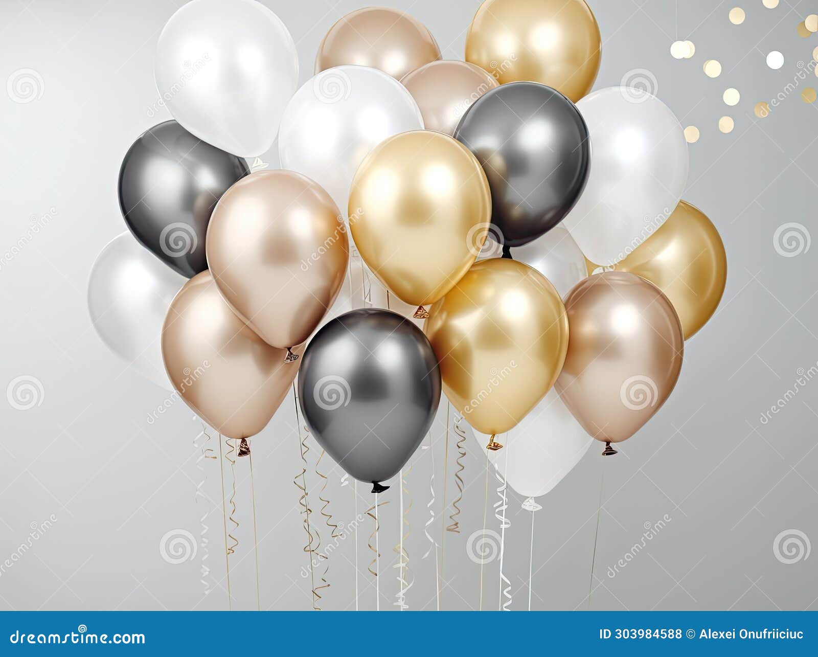 Group balloons floating stock illustration. Illustration of design ...