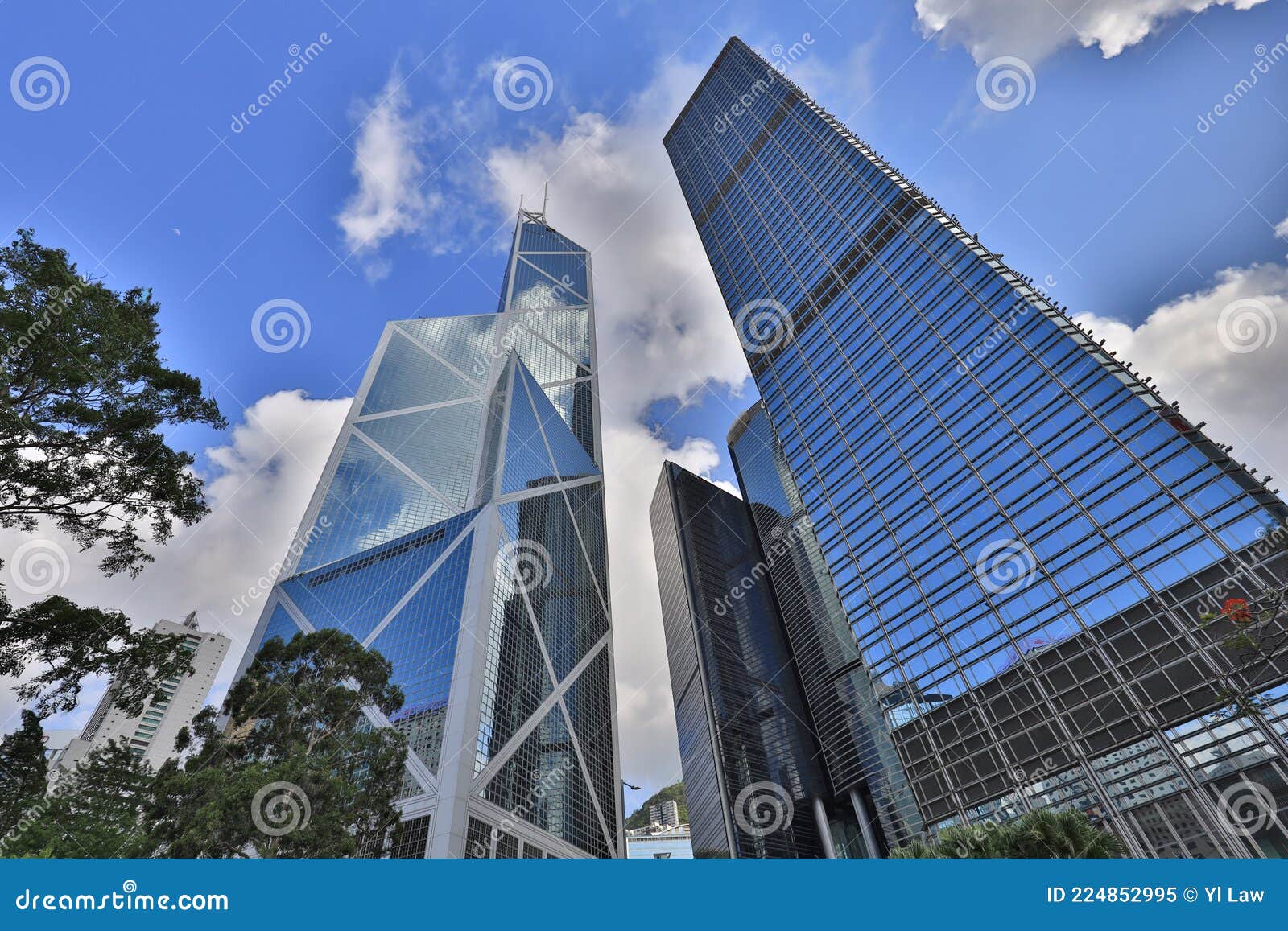 The Group of Banking Building at Central, HONG KONG 18 June 2021 ...