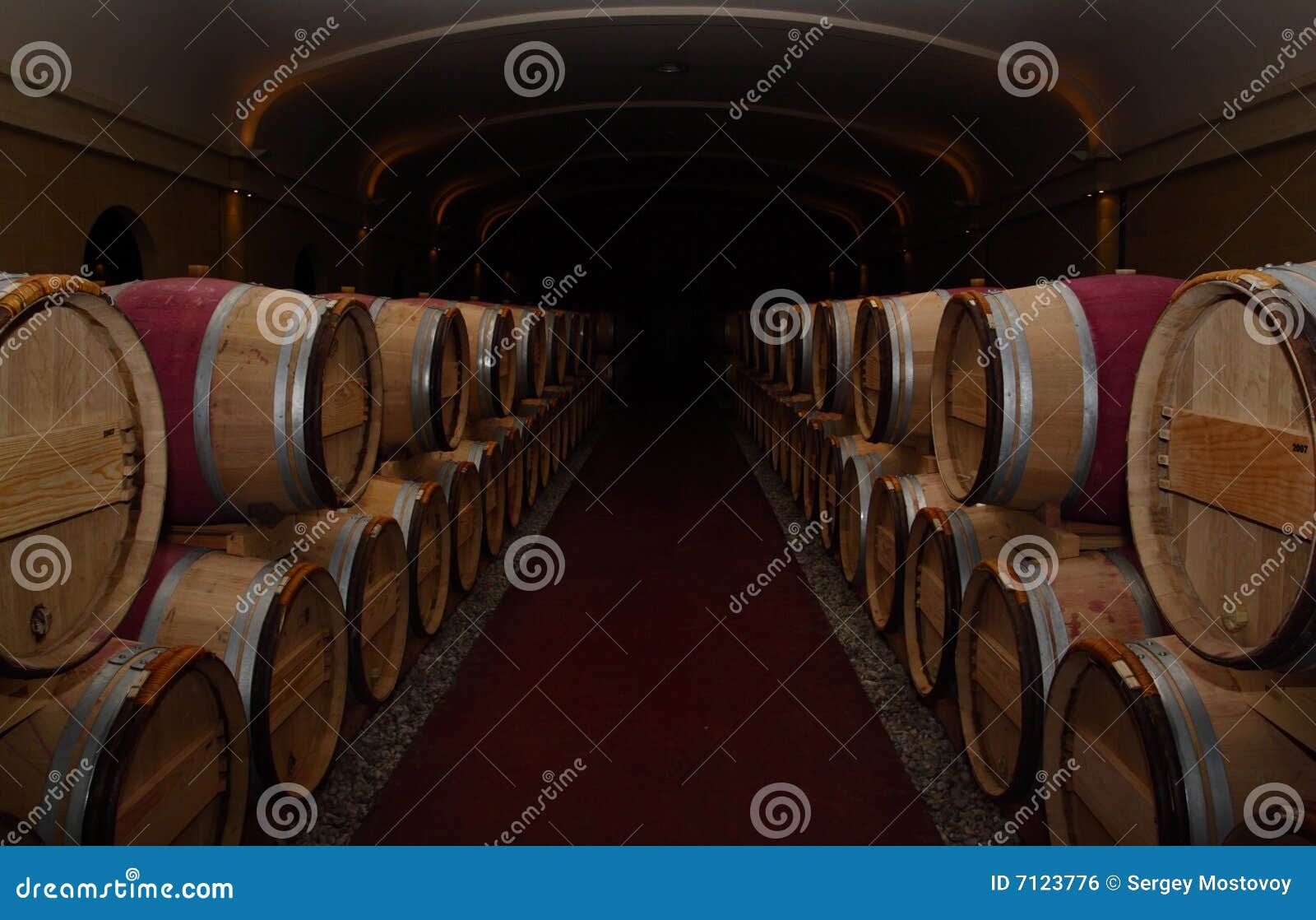 Group of barrels stock photo. Image of aging, cask, retro - 7123776