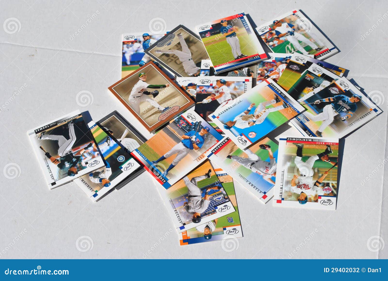 Group of baseball cards editorial photography. Image of classic - 29402032