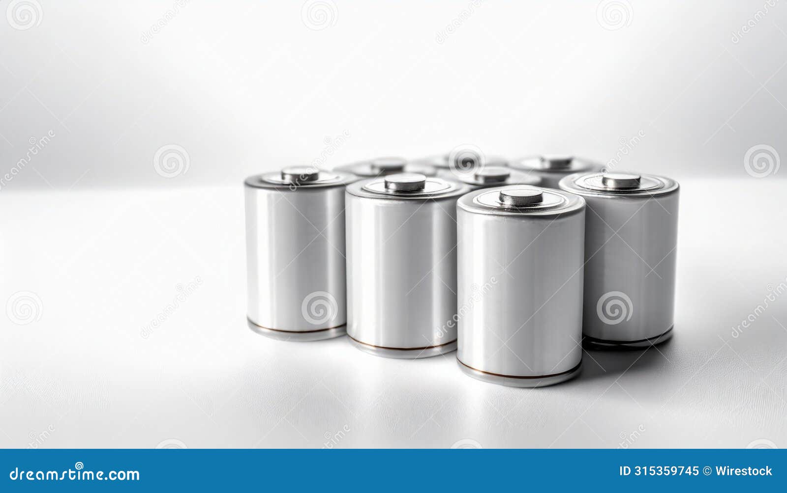 Pyramid Of Lithium Batteries Model 18650. Battery Cells For Cars, Radio ...