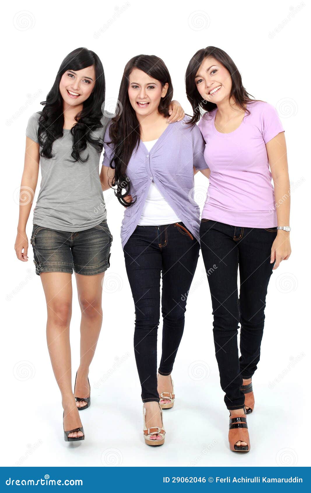 Group of Beautiful Women Smiling Stock Photo - Image of friendly ...