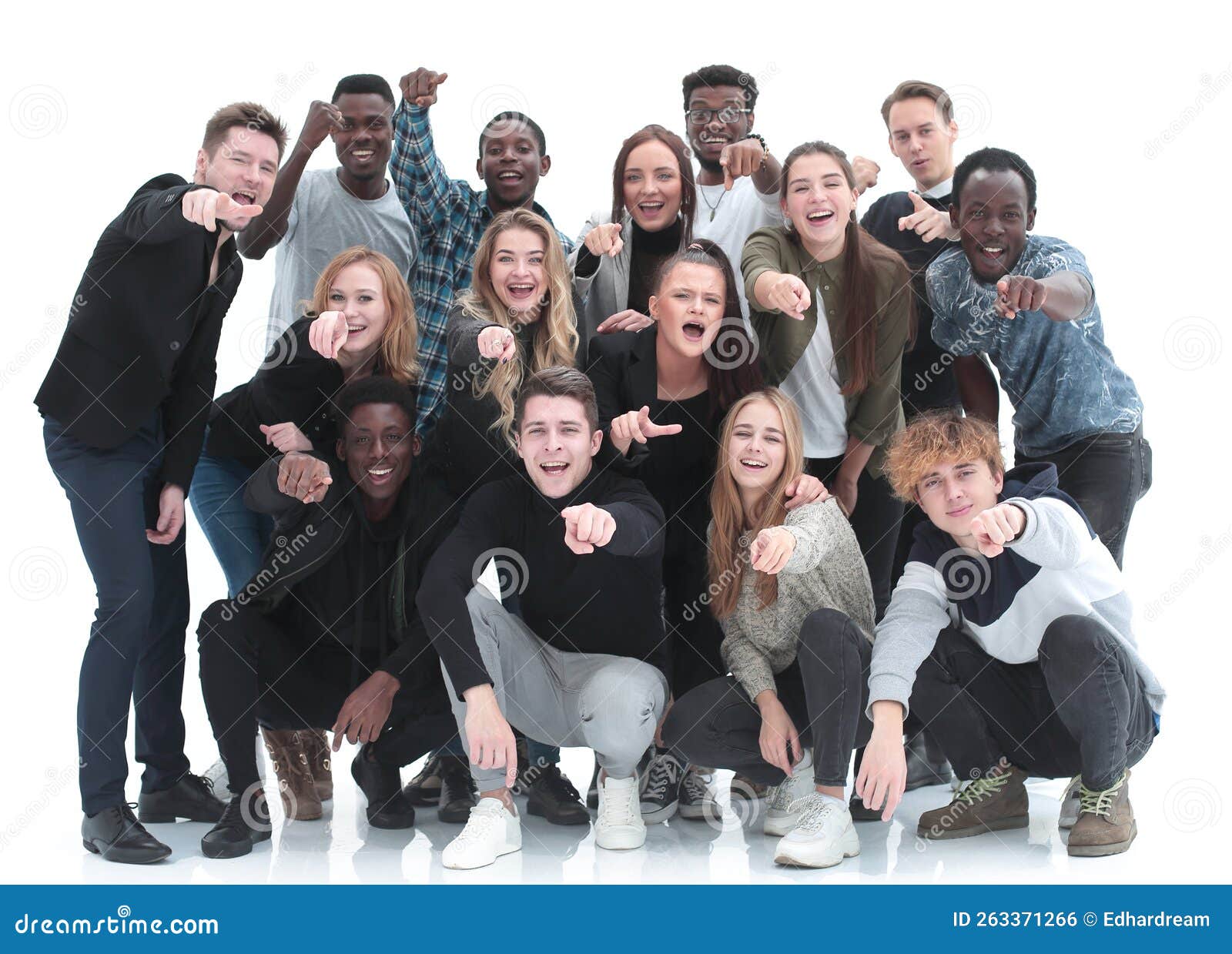 Group of Beautiful Young People Stock Photo - Image of diversity ...