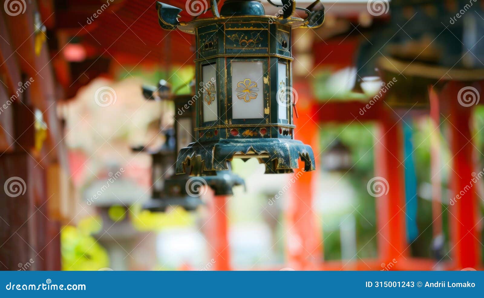 Group of Bells Hanging from Ceiling of Building Stock Image - Image of ...