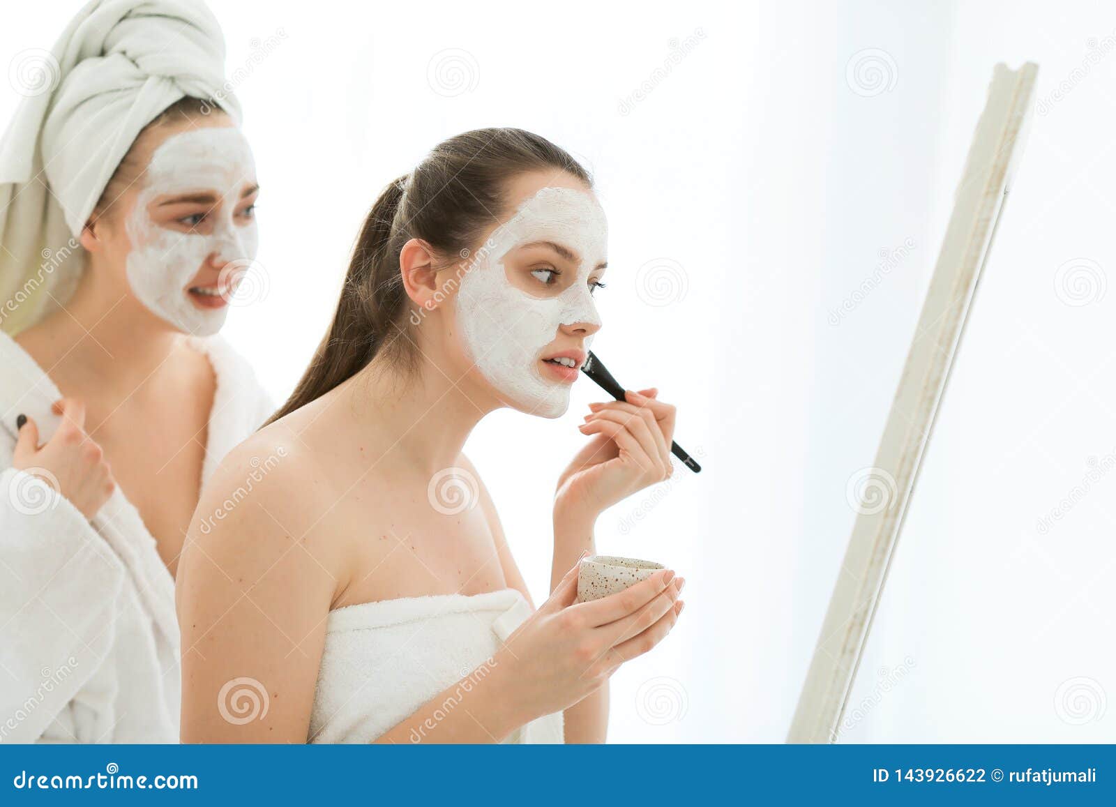 Women in spa stock photo. Image of friendship, cosmetology - 143926622