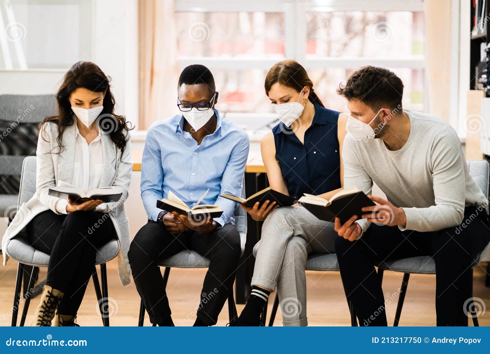 Group Bible Study and Discipleship Stock Photo - Image of face, kn95 ...