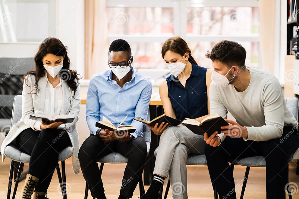 Group Bible Study and Discipleship Stock Photo - Image of face, kn95 ...