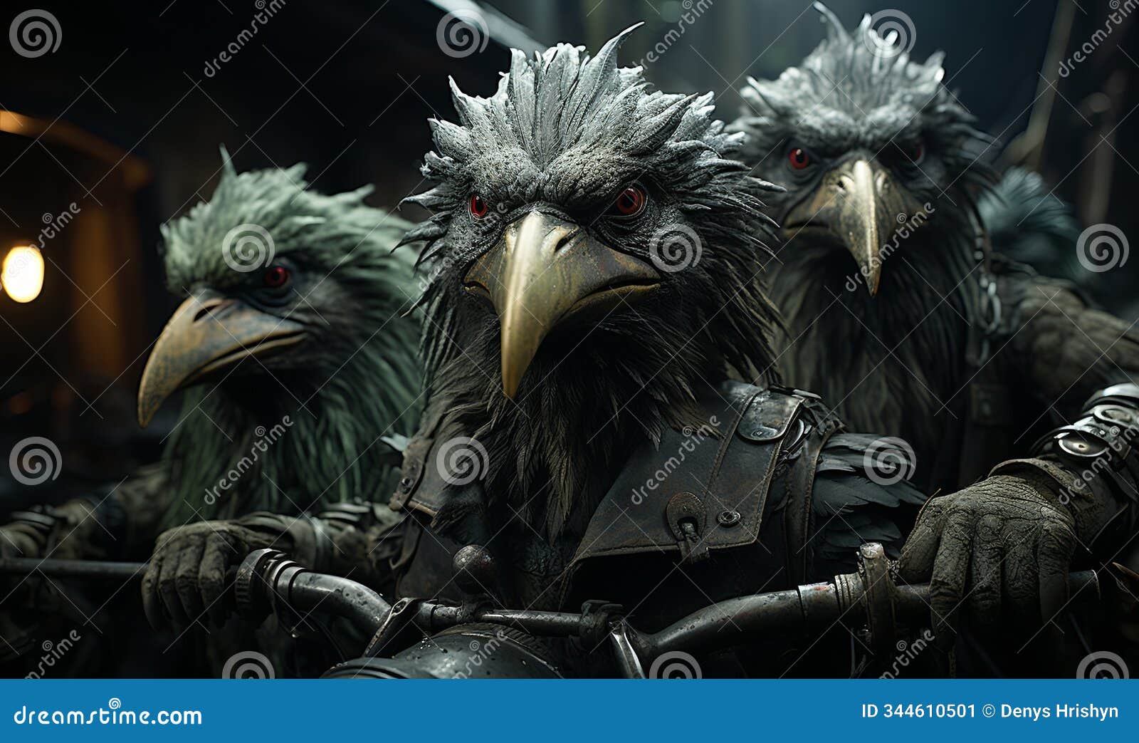 Group of Birds Standing Together Stock Image - Image of animals ...