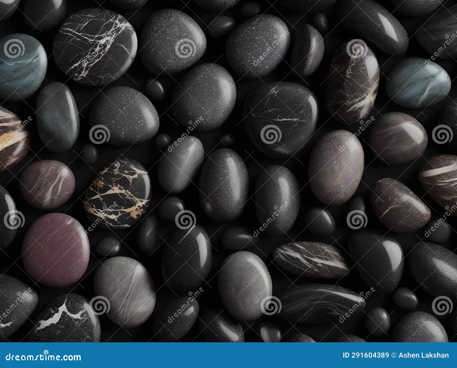 Group of Black Color Stones Stock Illustration - Illustration of rocks ...