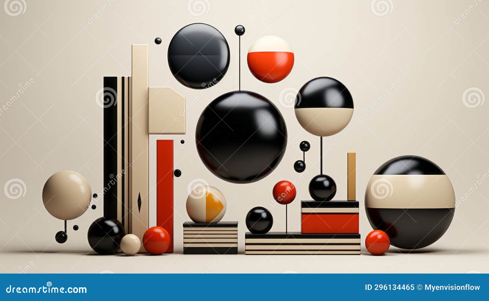 A Group of Black and White Objects Stock Illustration - Illustration of ...