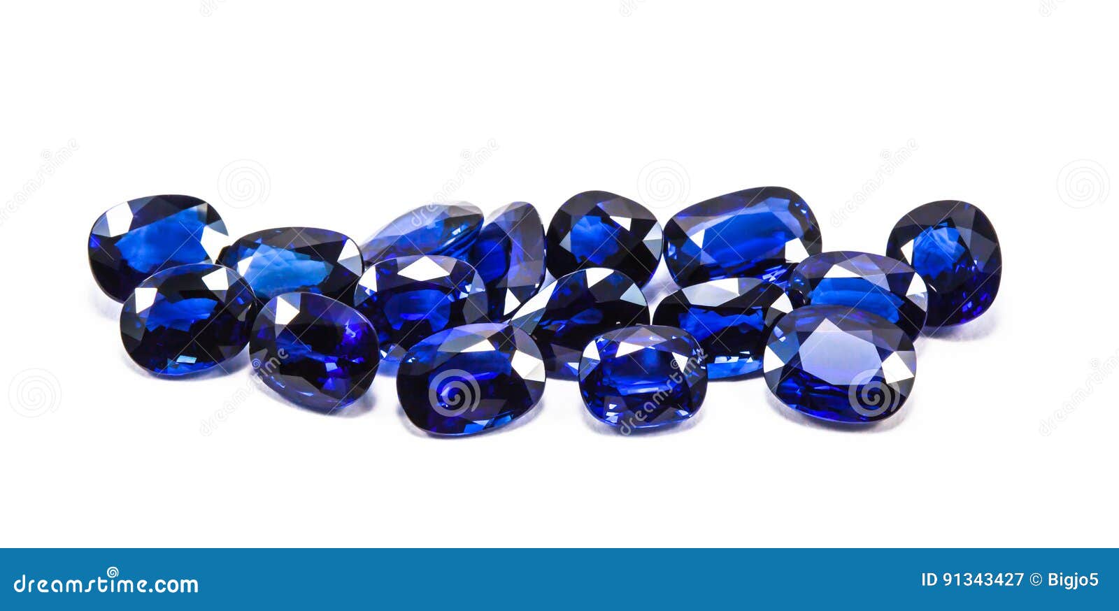 Group of the Blue Sapphires Stock Image - Image of sapphire, objects ...