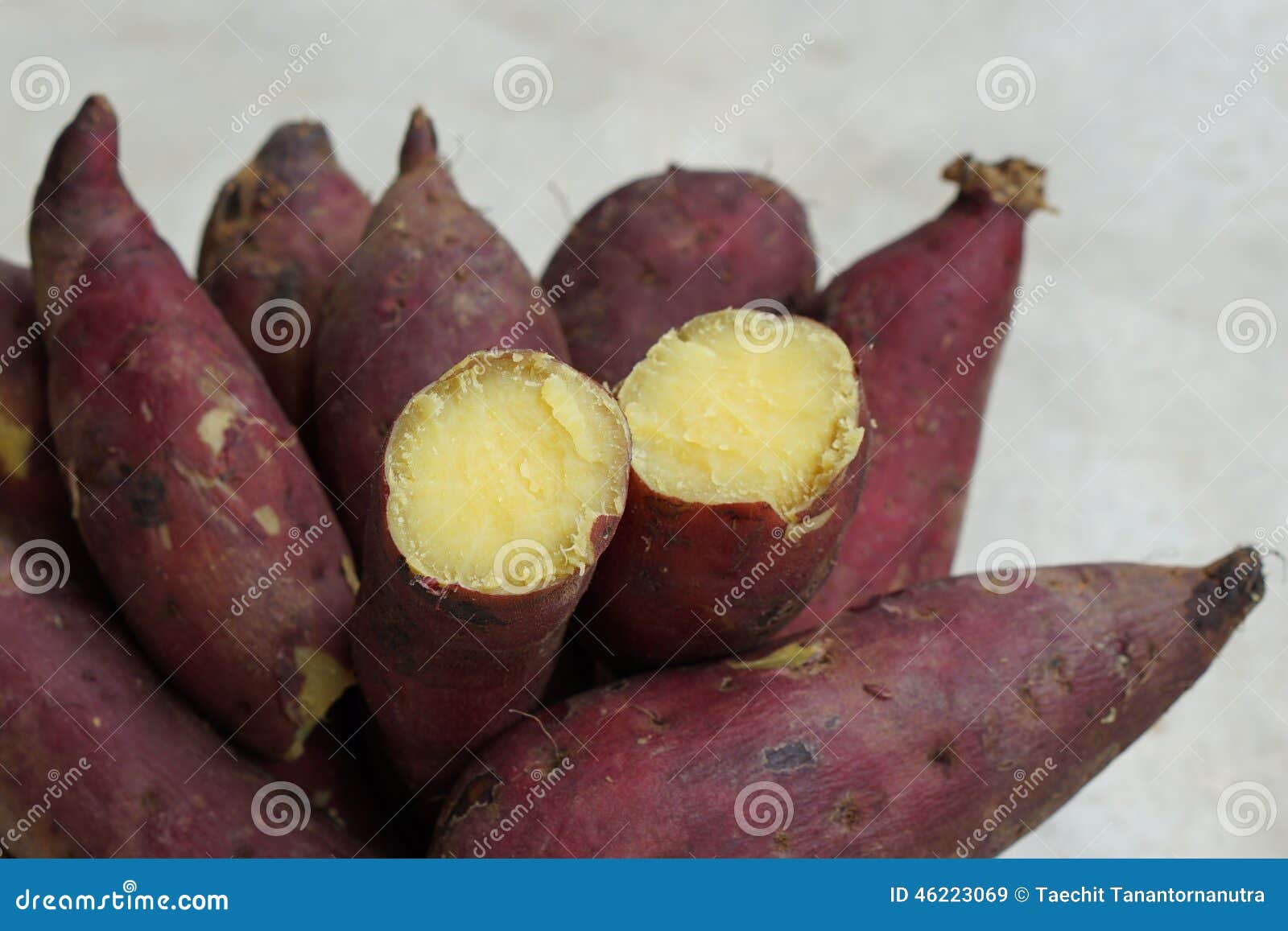 Group of Boil Sweet Potato in the Bowl 1 Stock Image - Image of ...