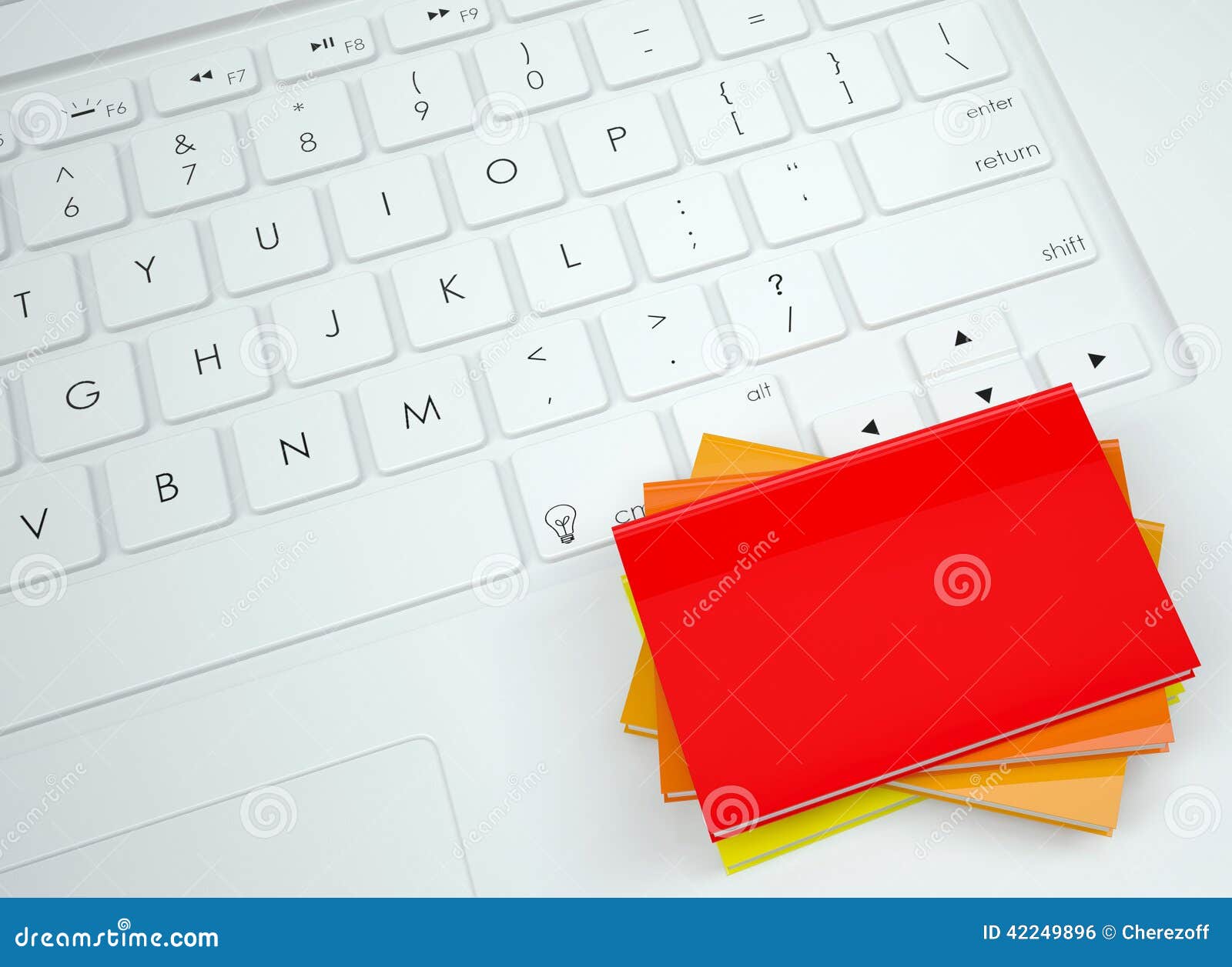 Group Books on the Keyboard Stock Illustration - Illustration of ...