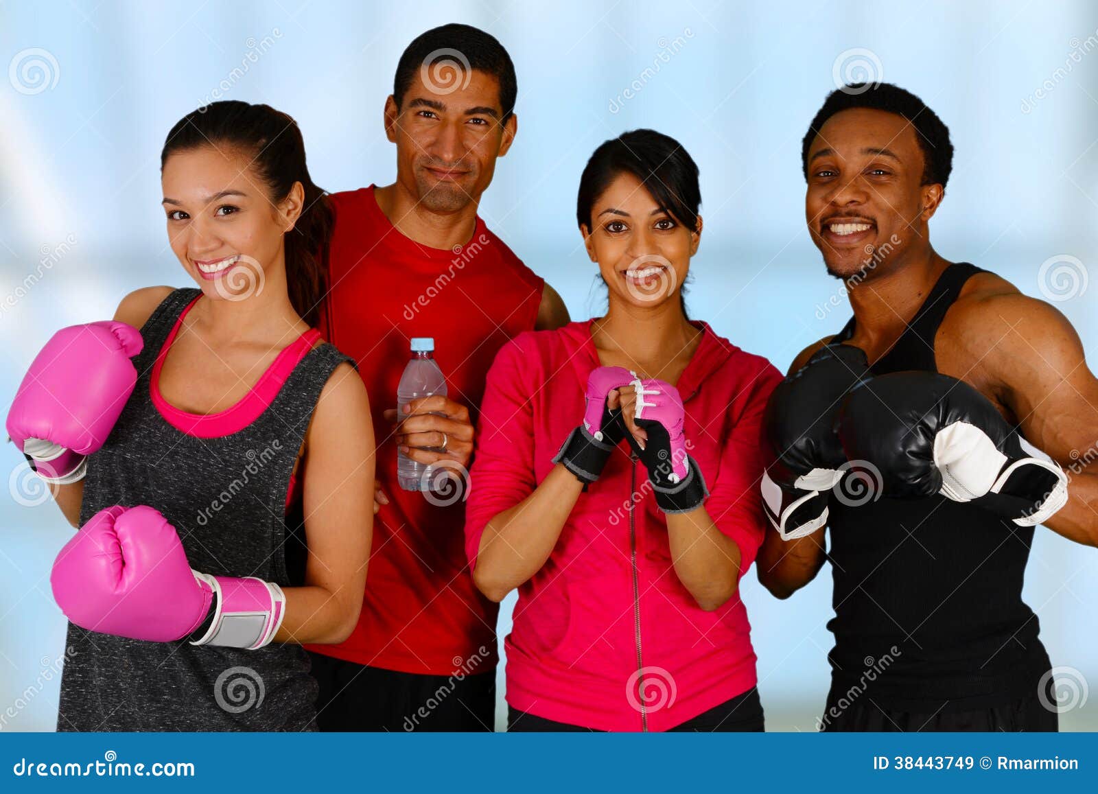 Group Boxing stock image. Image of class, boxing, minority - 38443749