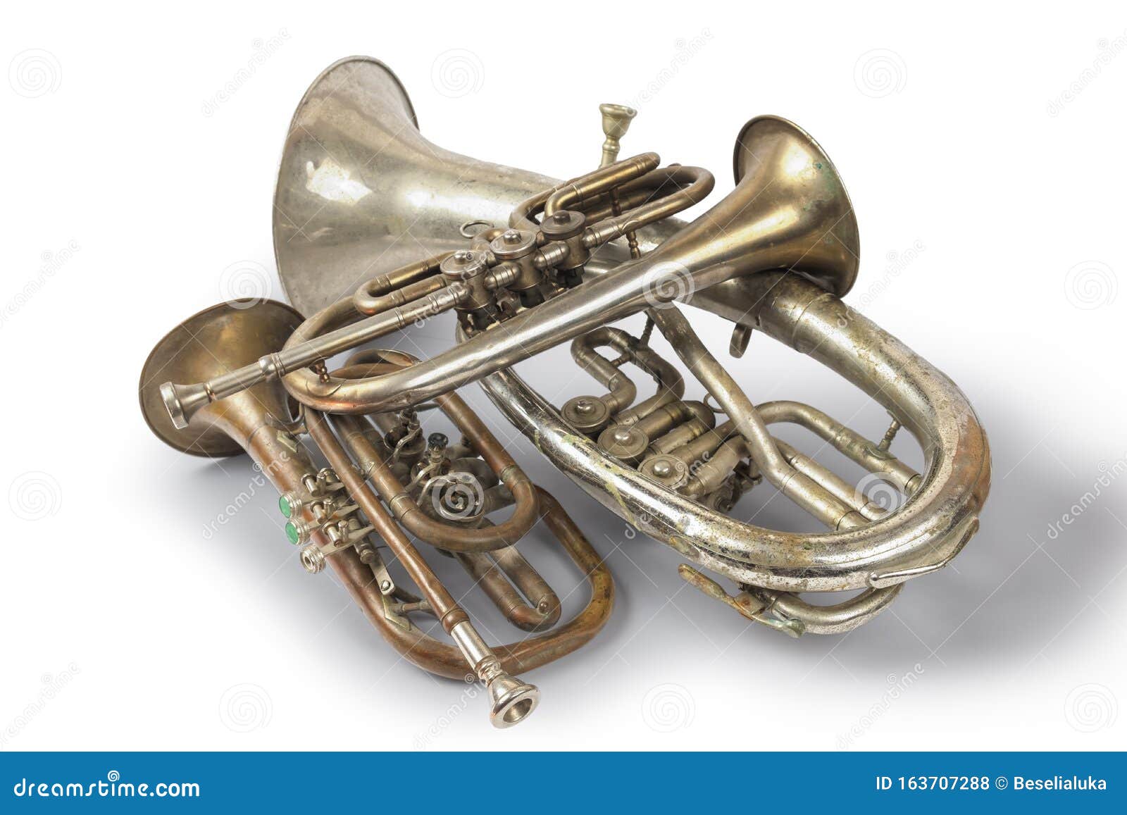 Brass Instruments White Background Stock Photos - Download 554 Royalty ...