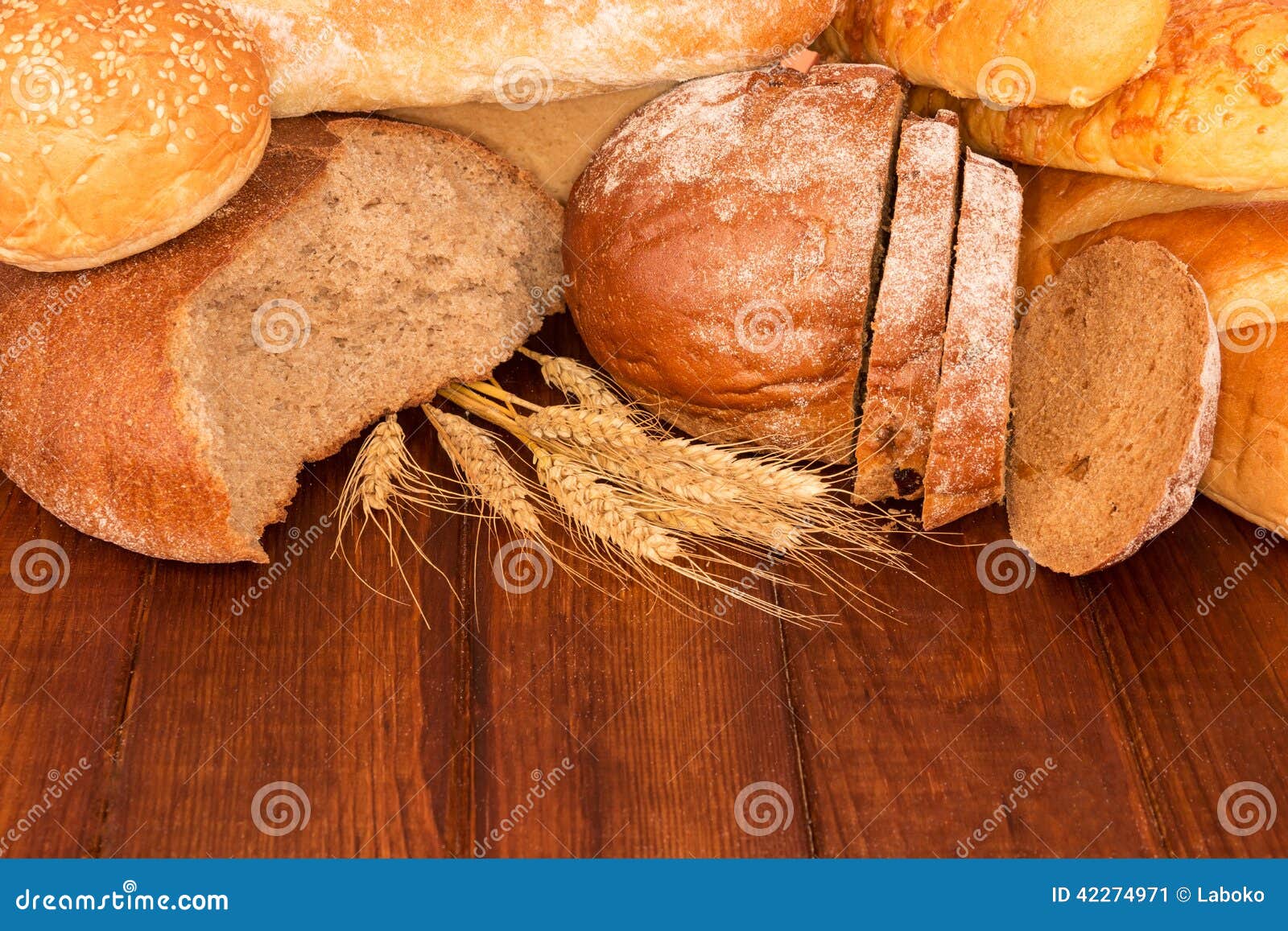 Group of bread stock image. Image of gourmet, bakery - 42274971