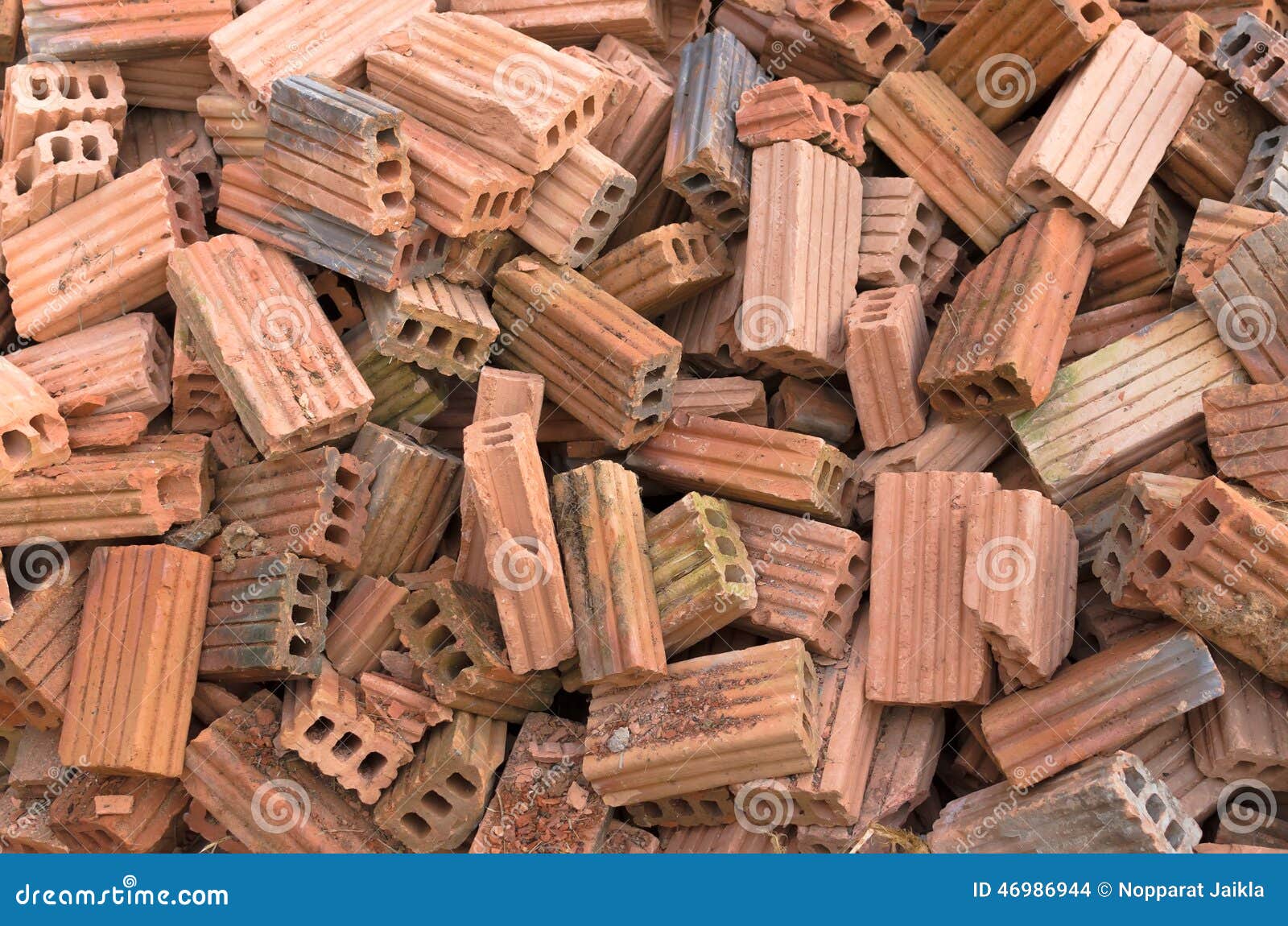 Group of Bricks Square Construction Materials Stock Photo - Image of ...
