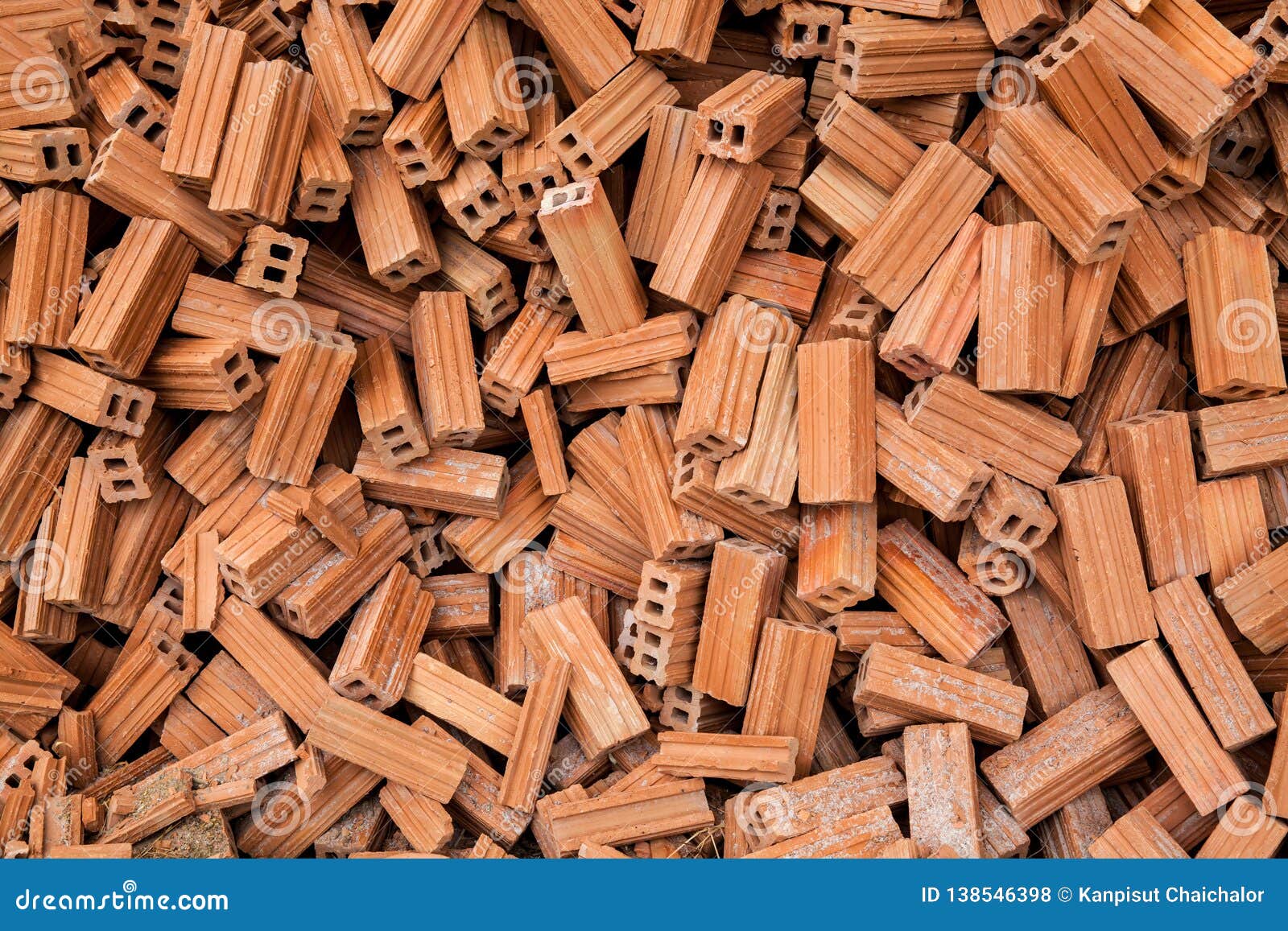 Group of Bricks Square Construction Materials. Bricks Texture and ...