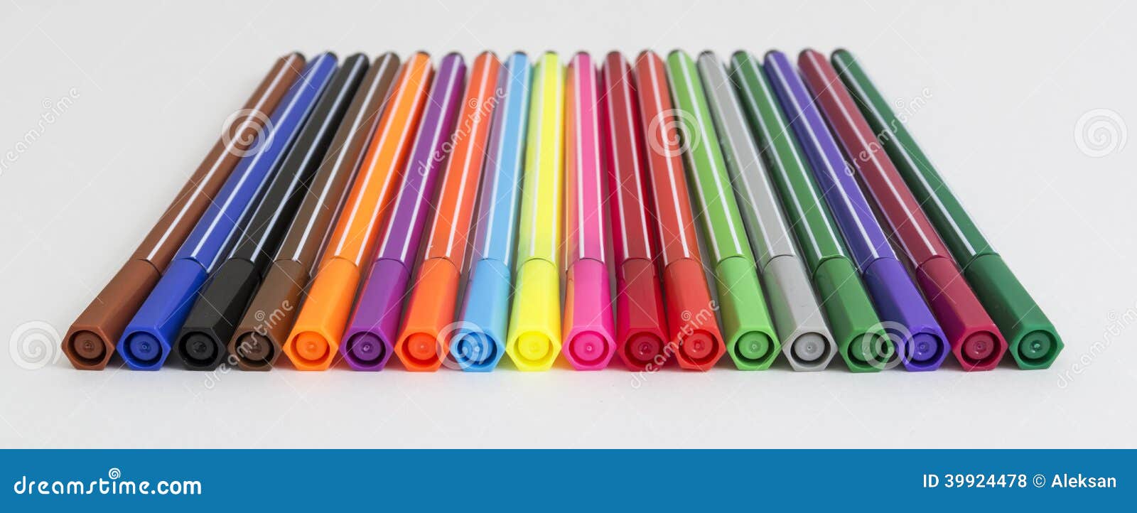 Group of bright markers stock photo. Image of black, creativity - 39924478