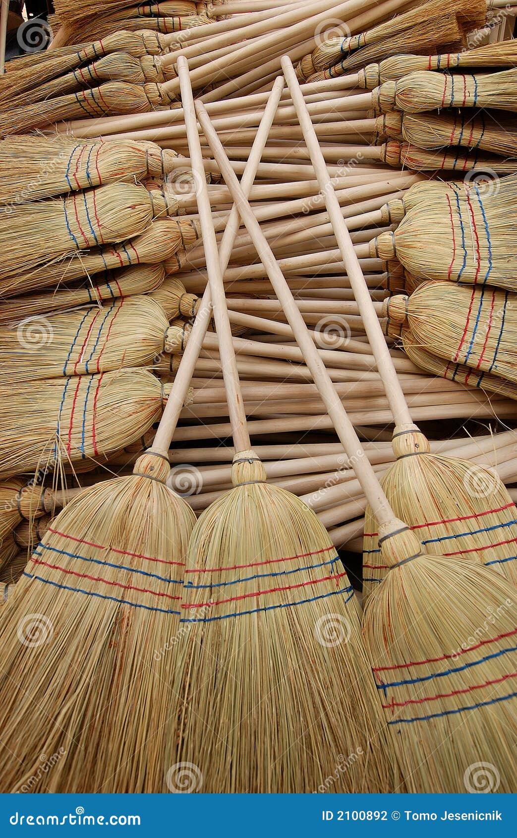 Group of broom stock photo. Image of besom, broom, cleaning - 2100892